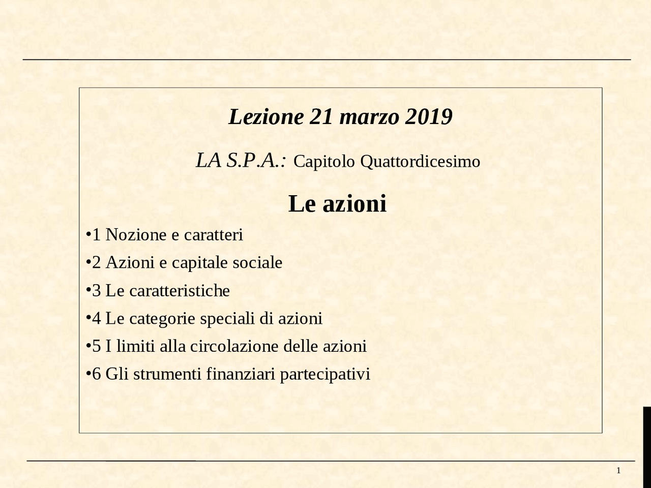Riassunto Società Per Azioni Cap 14 Docsity