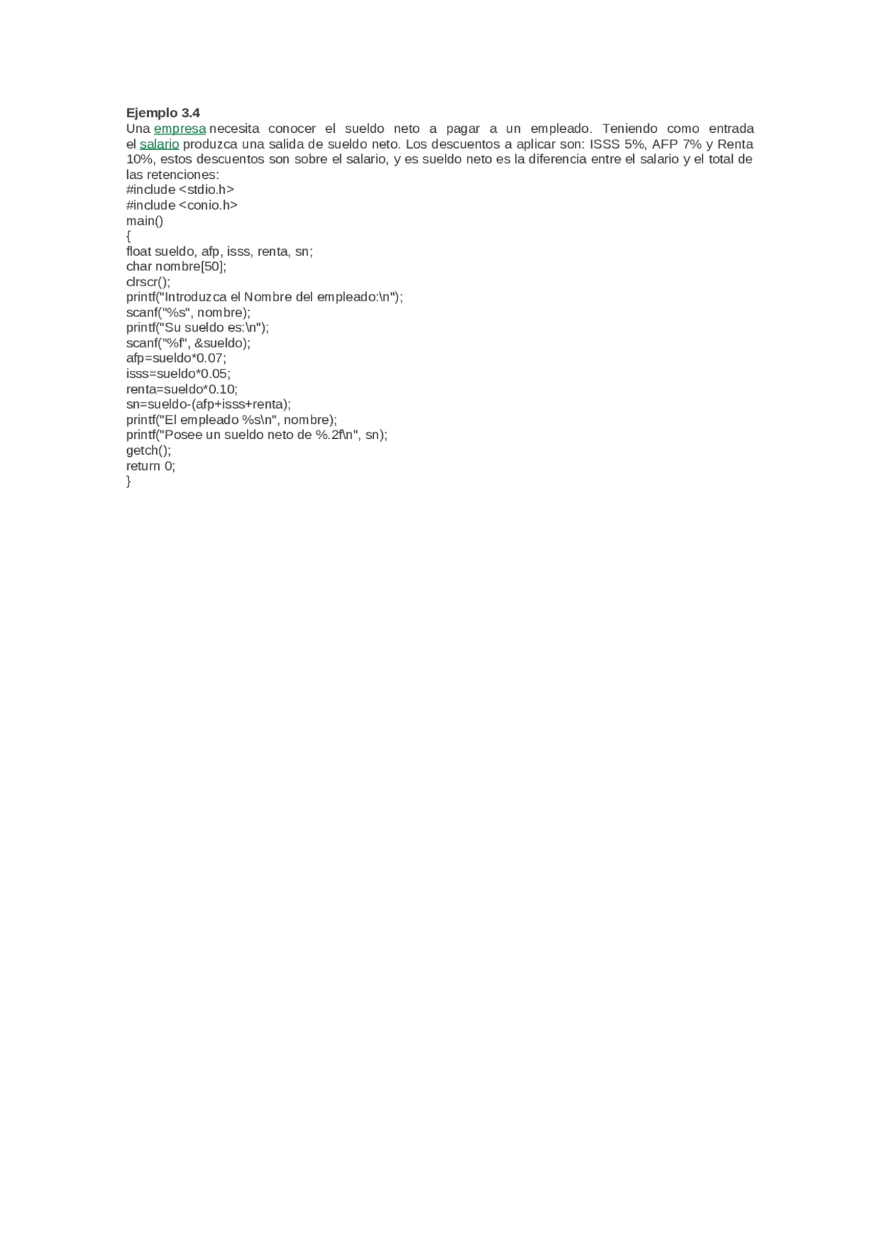 Programacion Ejercicio Docsity