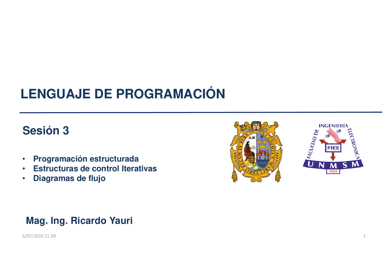 SEc 3 de lenguaje de programacion - Docsity