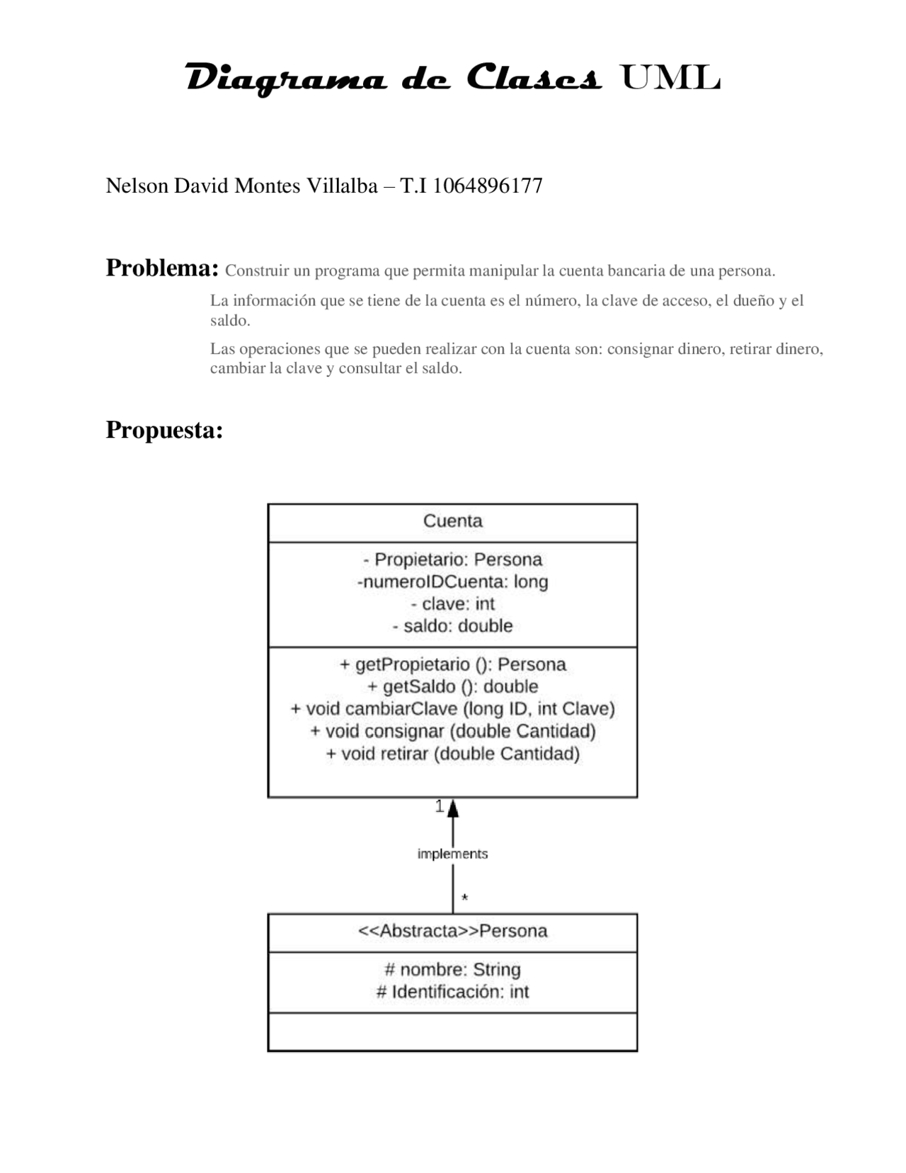 Diagrama de Clase UML (POO) - Docsity