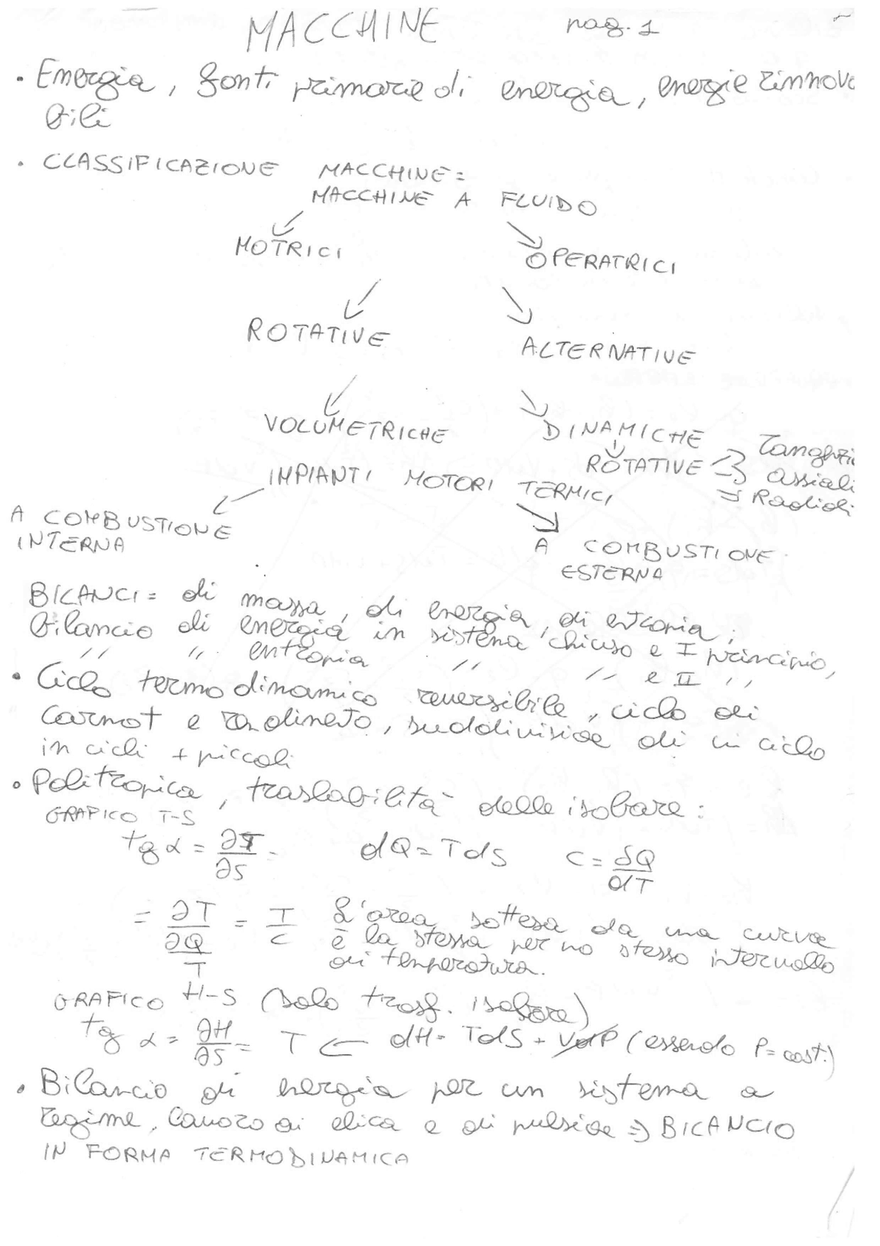 Riassunto Corso Macchine Parte 1 Docsity