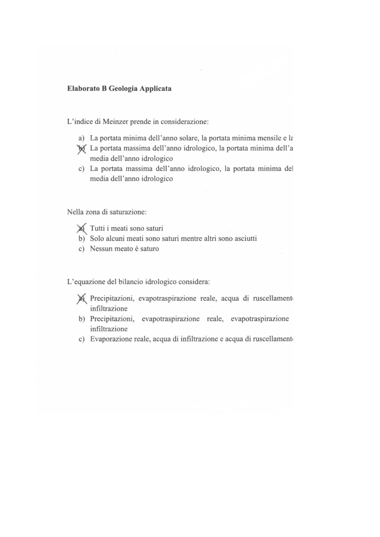 Elaborato 2 Geologia Applicata Unipegaso Ingegneria Civile Docsity