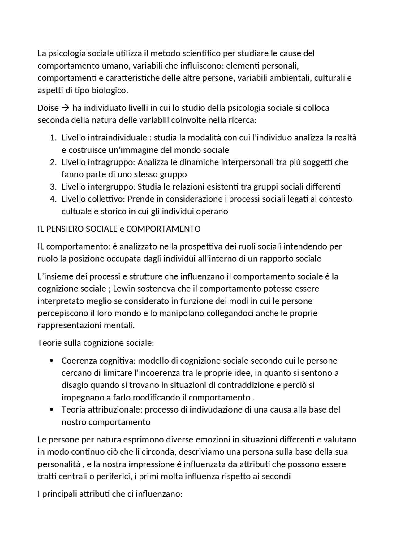 Manuale Psicologia Sociale Docsity