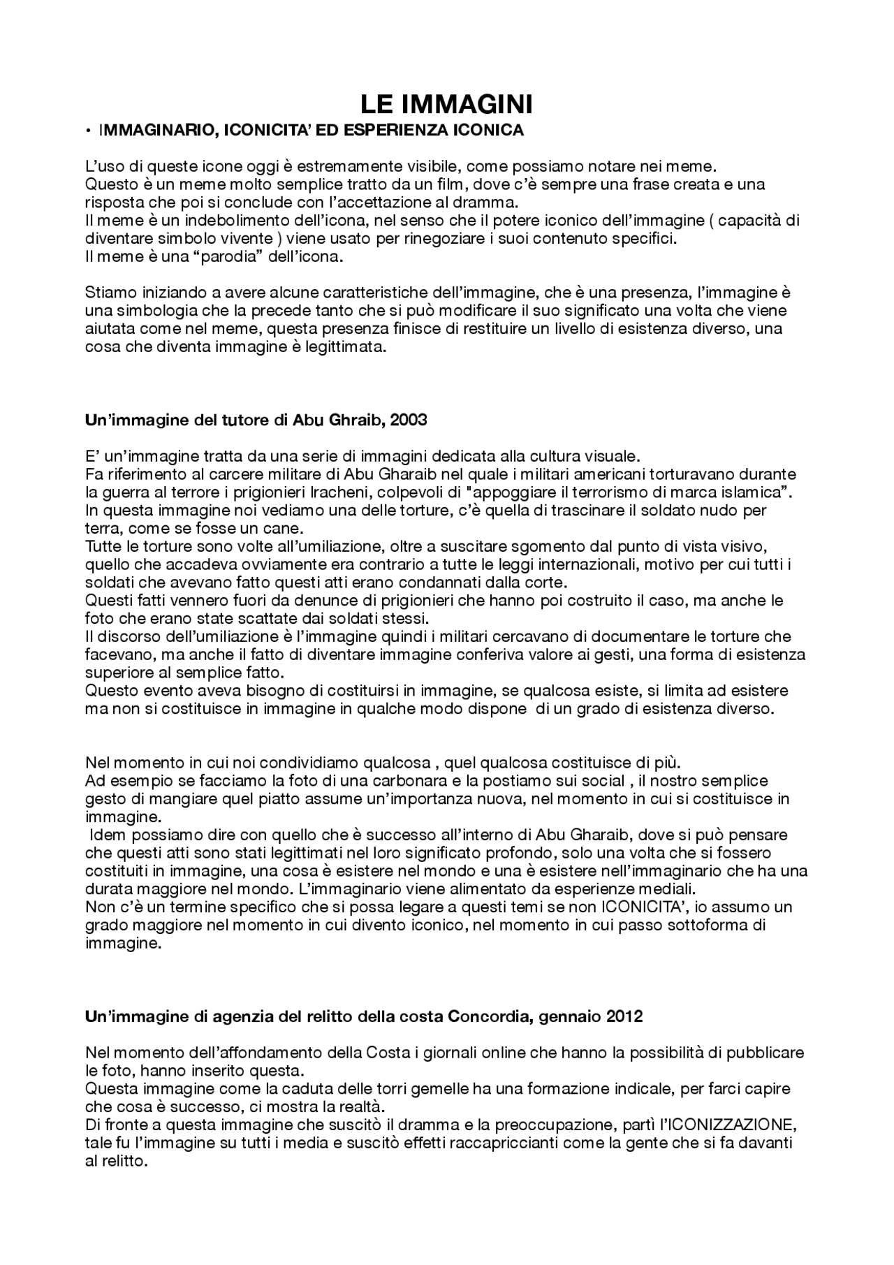 Iconosclastia Arti Visive Docsity