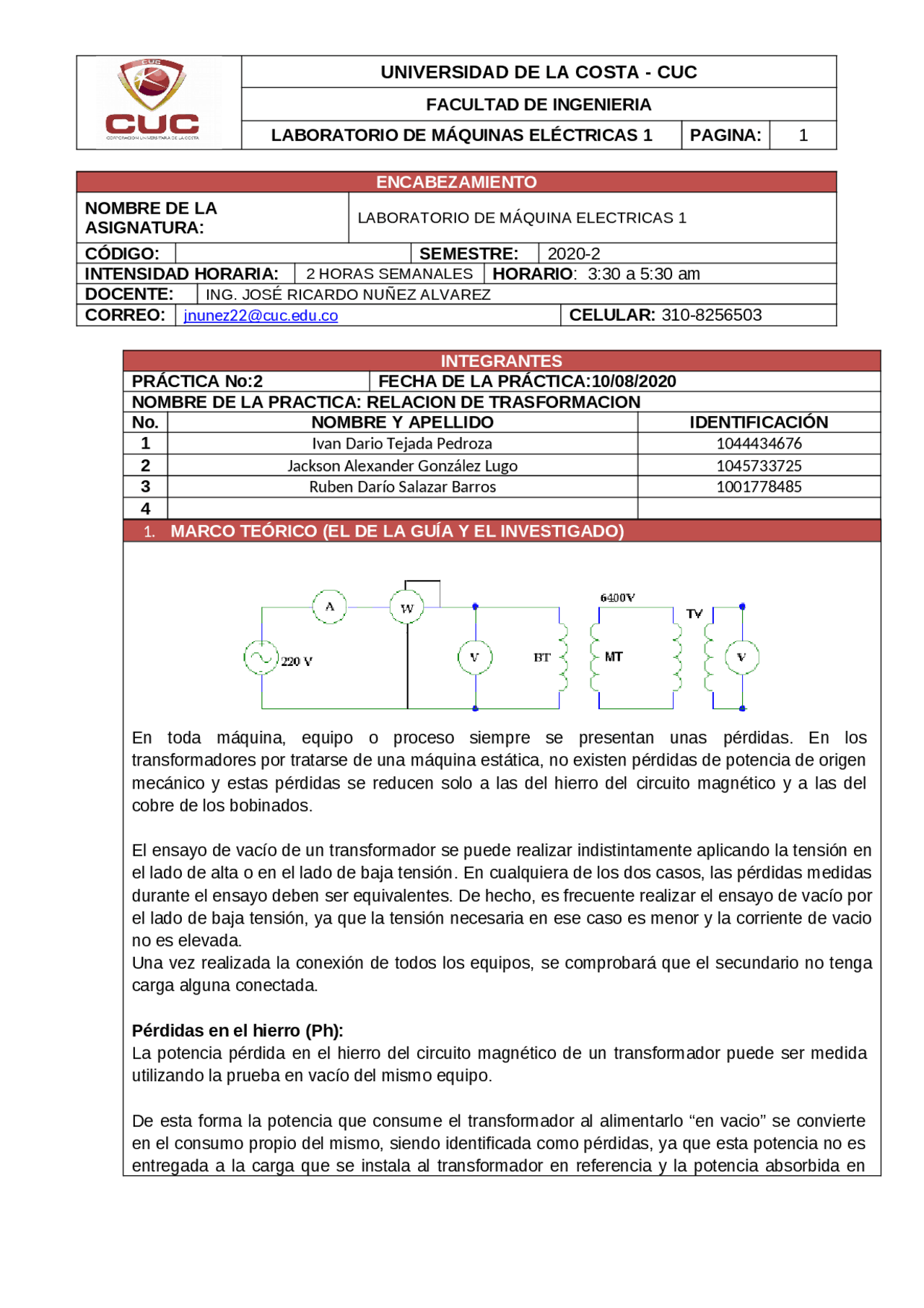 Laboratorio Maquinas Electricas Guide Projets Recherche De Machines