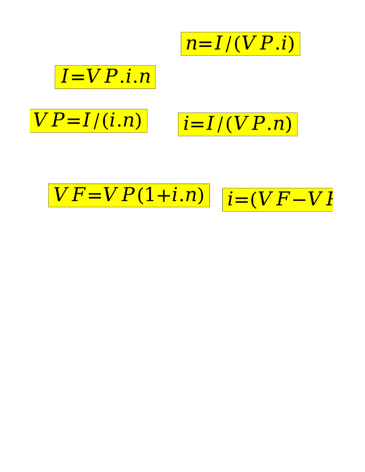 Finanzas Interes simple - Docsity