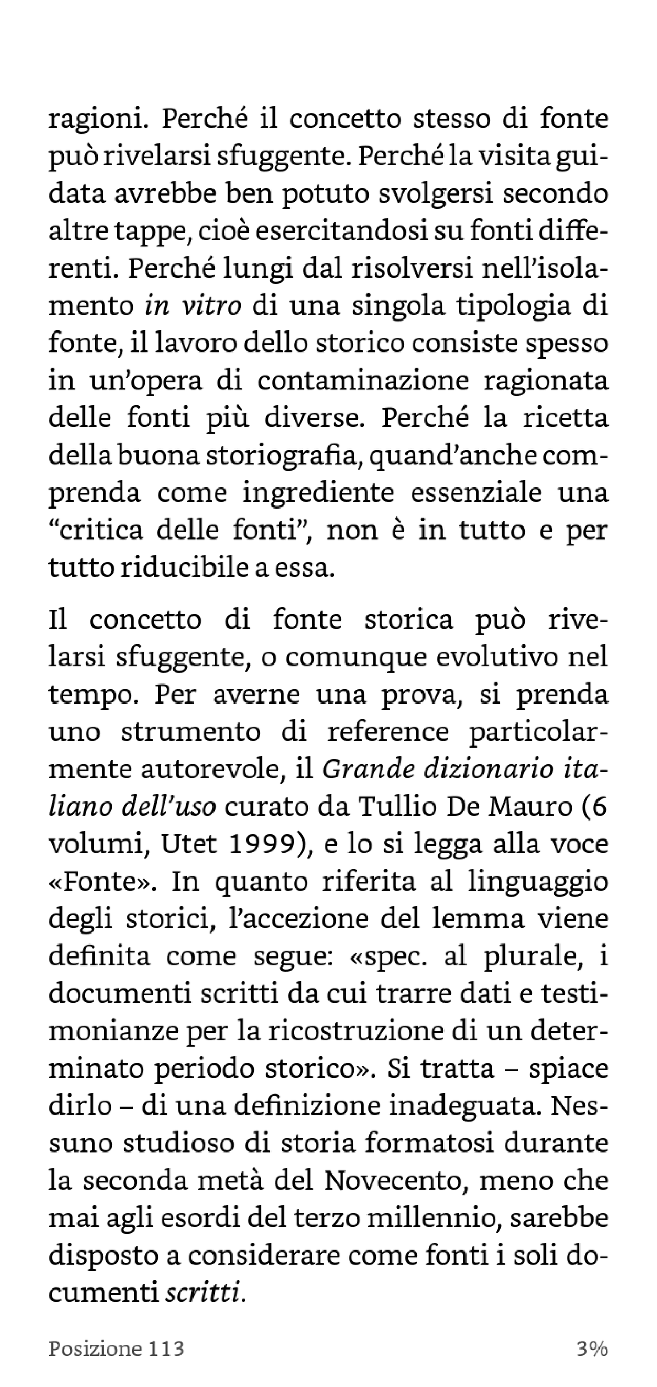 Prima Lezione Di Metodo Storico Premessa Docsity