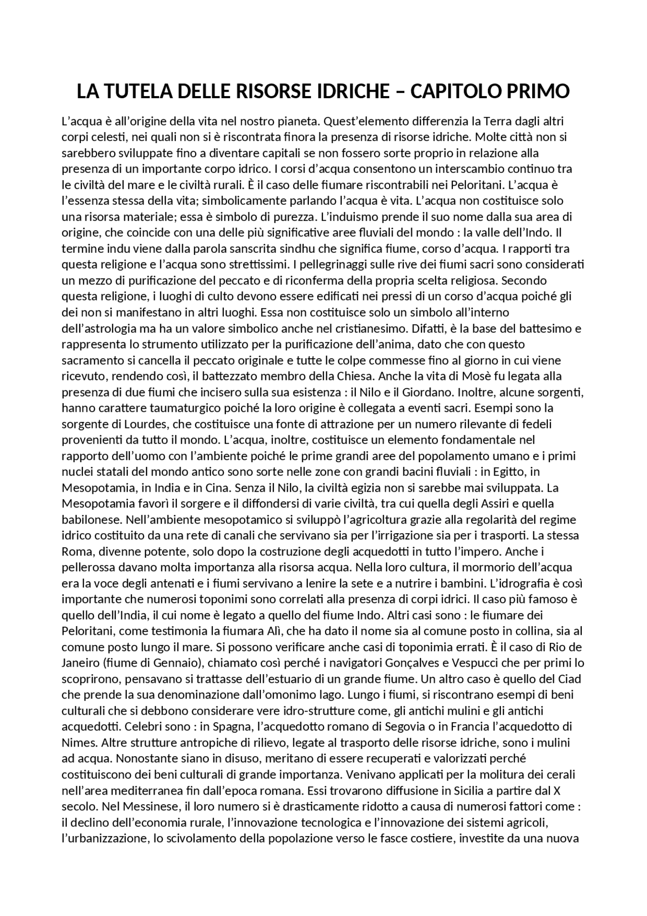 Riassunto Di Geografia Docsity
