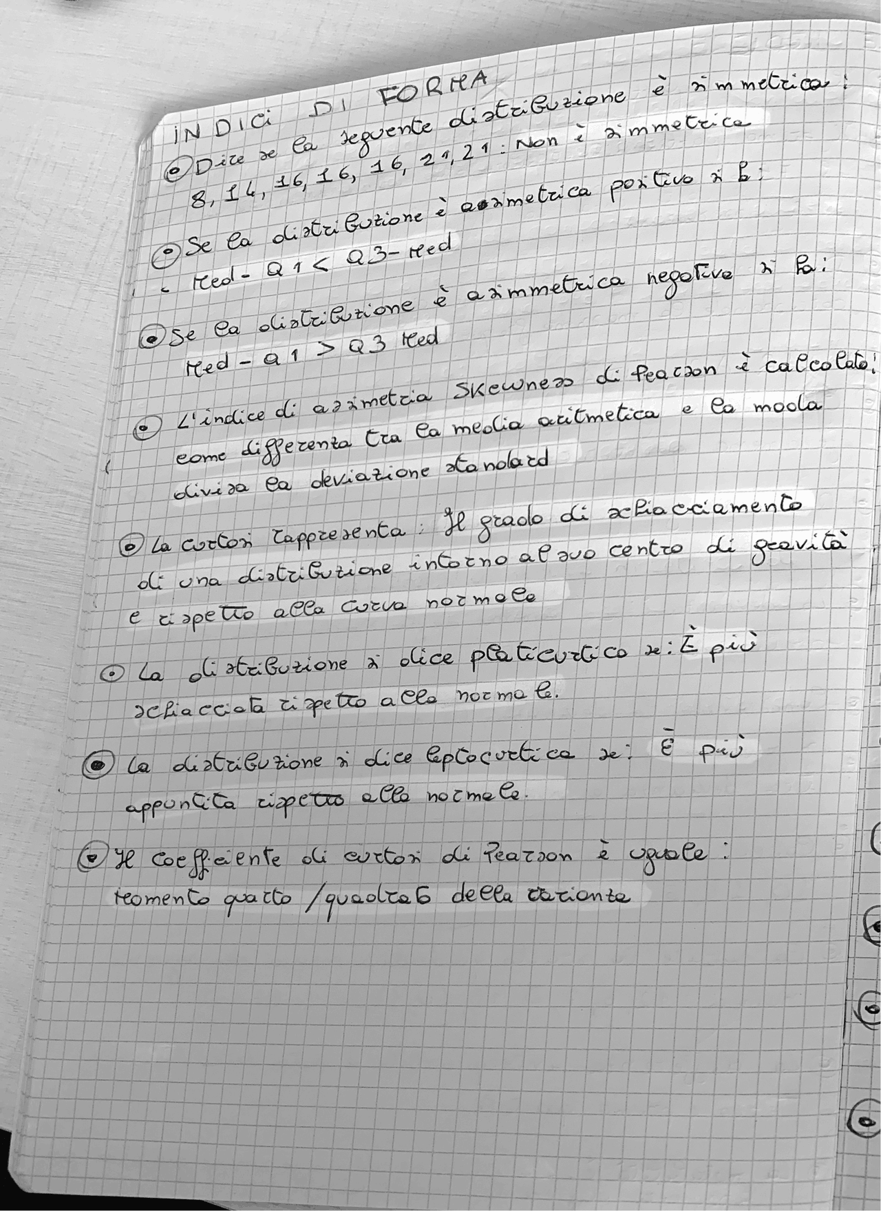 Domande Statistica Pegaso Docsity