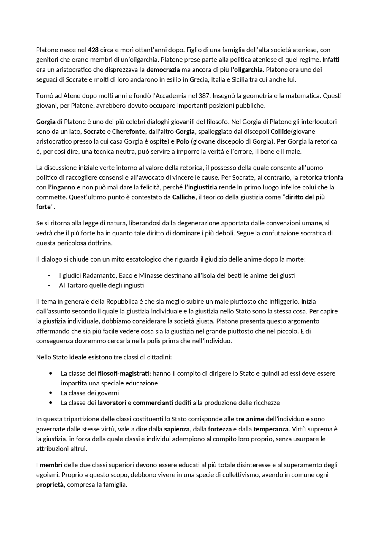 Storia Del Pensiero Politico Docsity