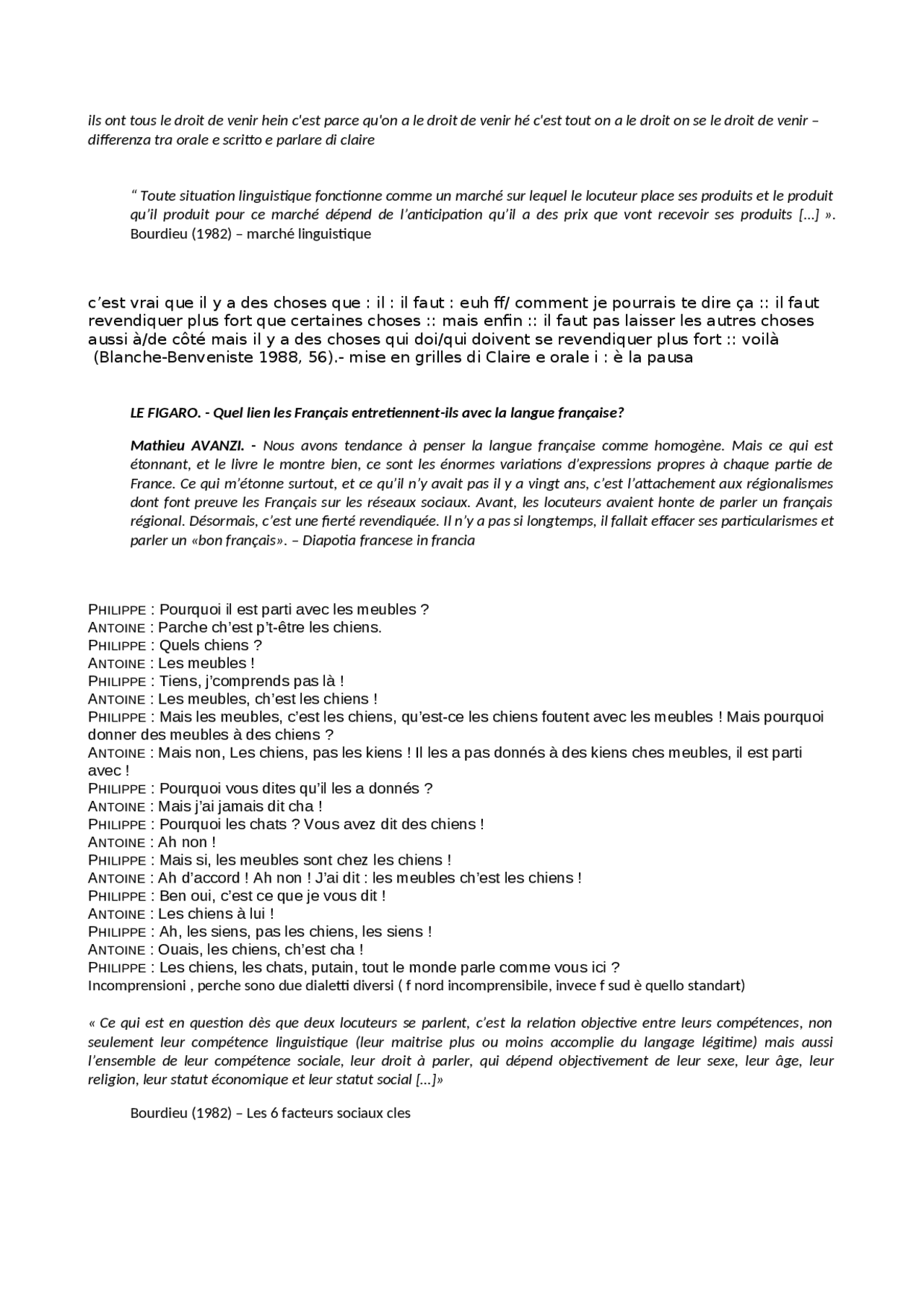 Modulo Teorico 3 Lingua Francese Prove Desame Di Lingua Francese