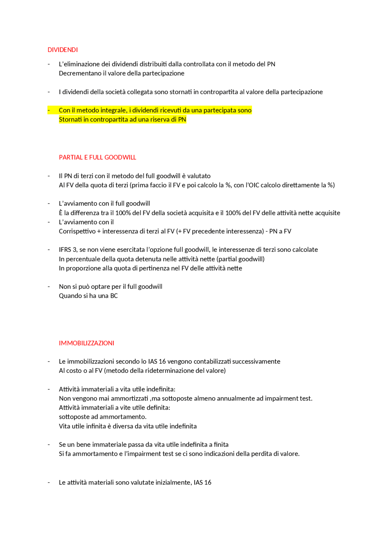 Bilanci Delle Società E Dei Gruppi Risposte Esame Prove Desame Di