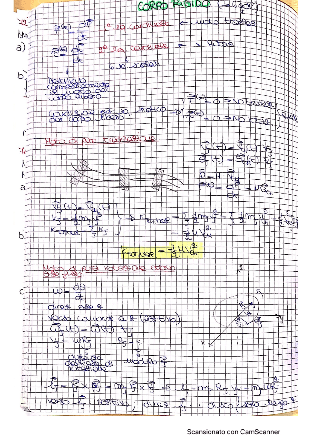 Appunti Corpo Rigido Docsity