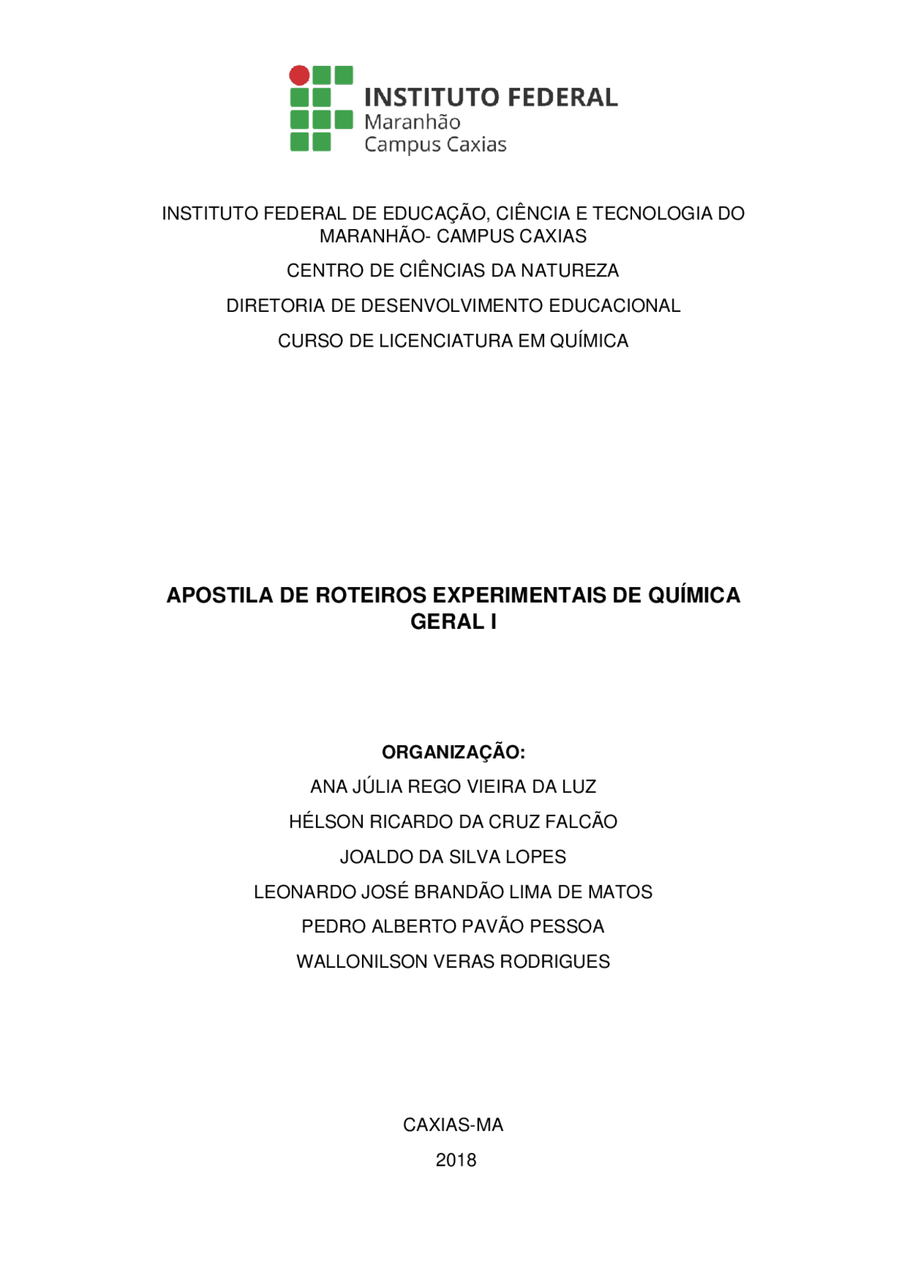 Apostila Quimgeralexp Iv1 Docsity