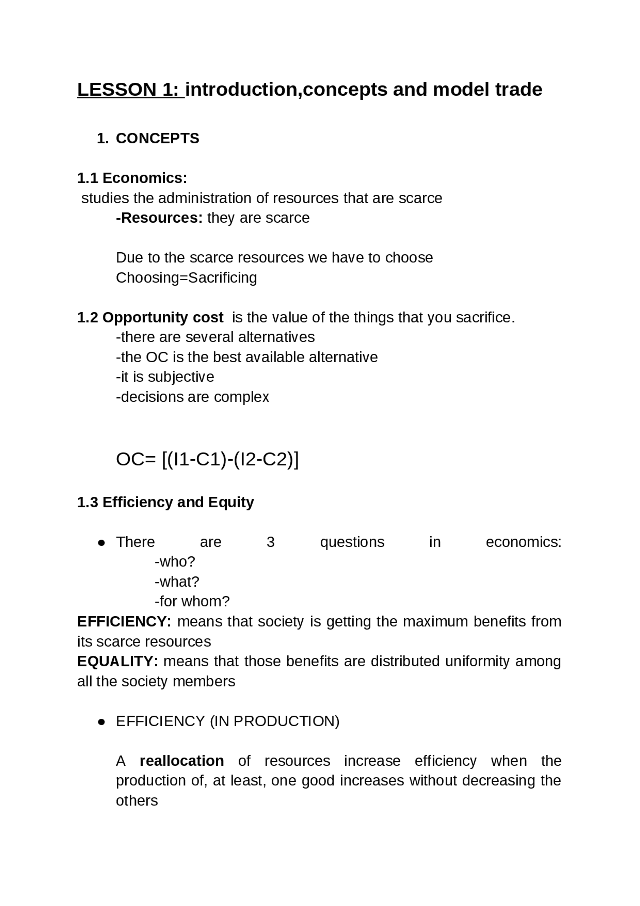 Problem Sets And Notes Docsity