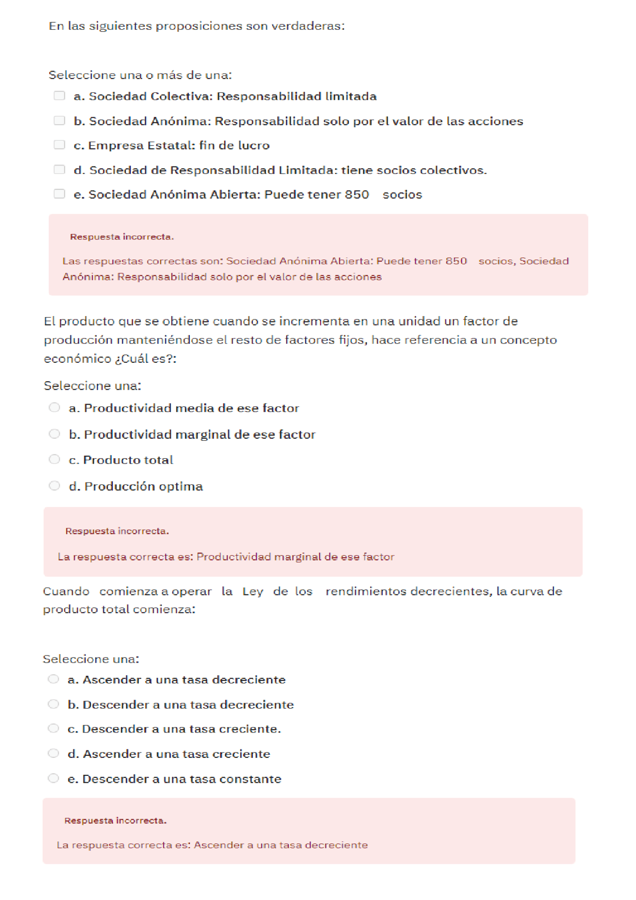 Examen De Microeconomia Docsity