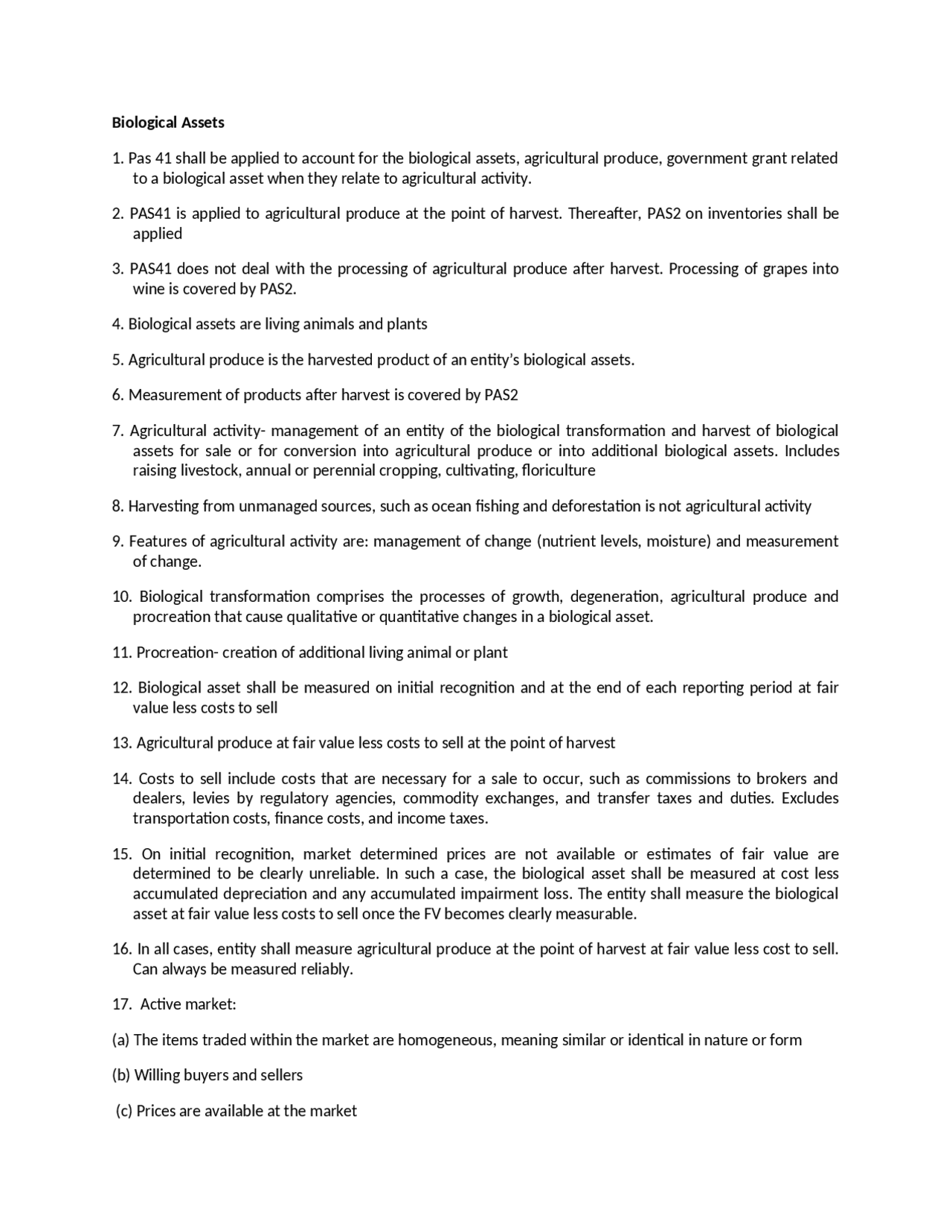 BIOLOGICAL ASSET that every people need in order to understand ...