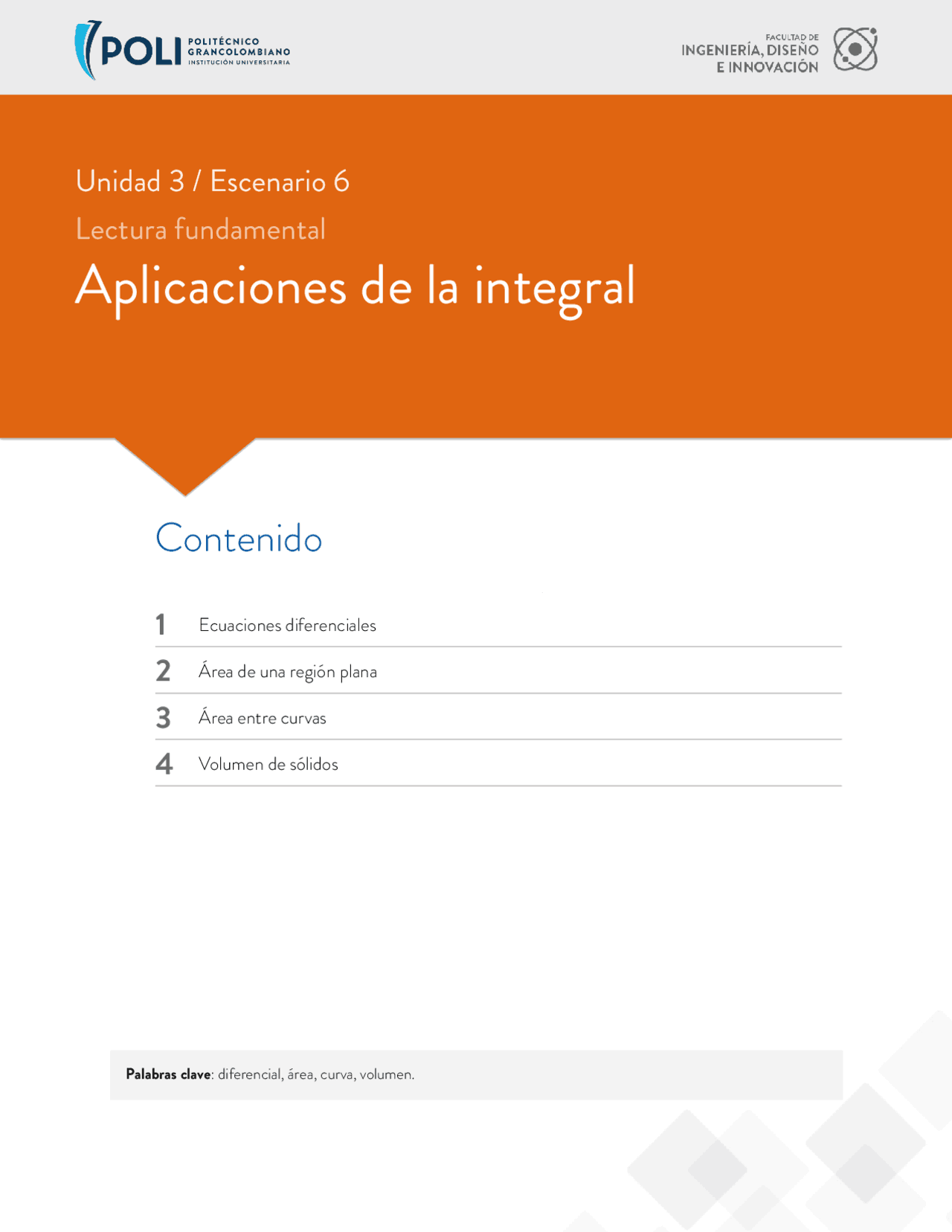Calculo Integral, pdf con información necesaria - Docsity