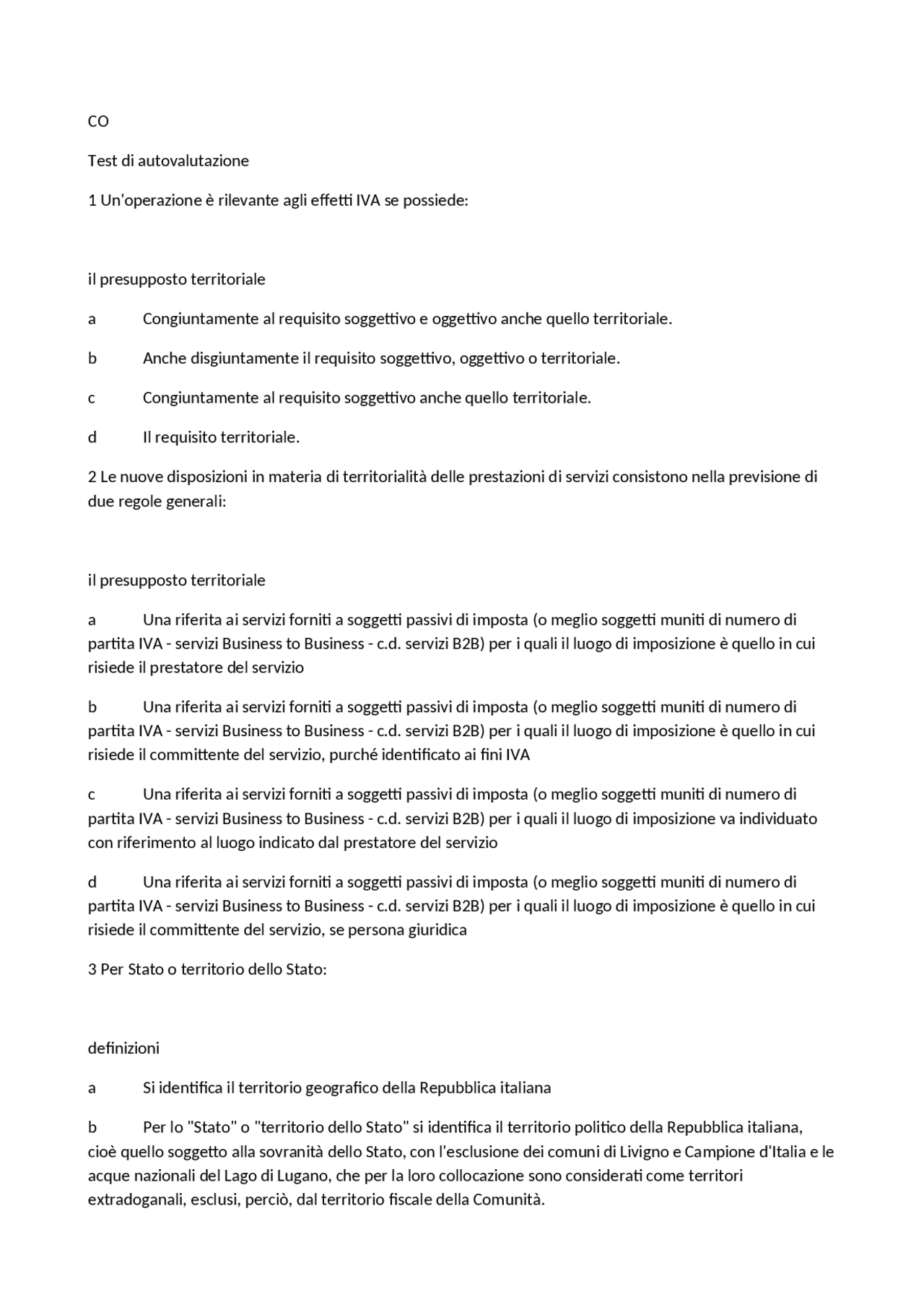 Esame Metodologie E Determinazioni Docsity