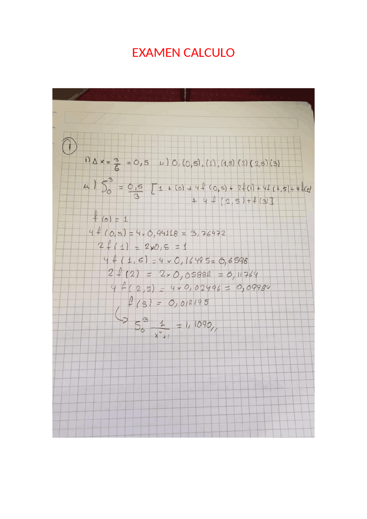 Examen De Calculo 2 Ingeniera Exámenes De Cálculo Avanzado Docsity