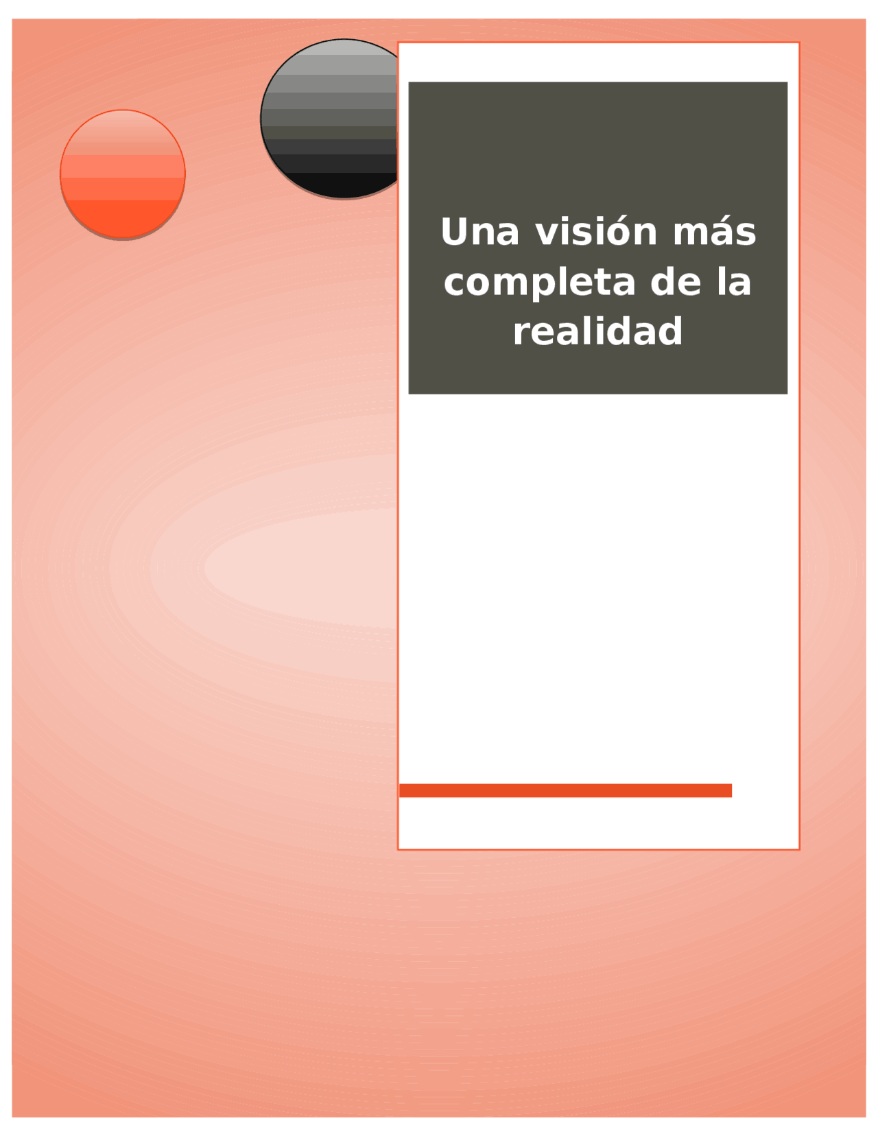 UNA VISION MAS COMPLETA DE LA REALIDAD - Docsity
