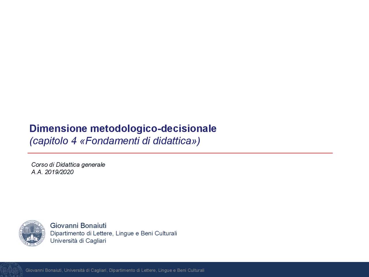 Slide Didattica Generali Docsity