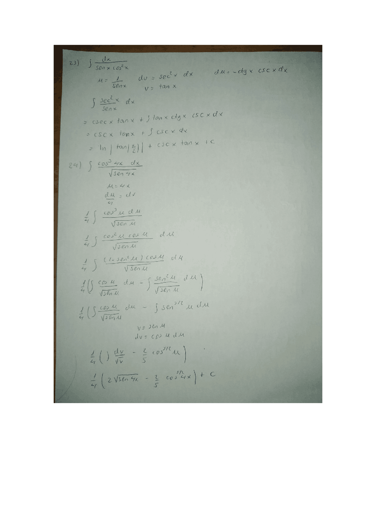 Integrales Resueltos Docsity