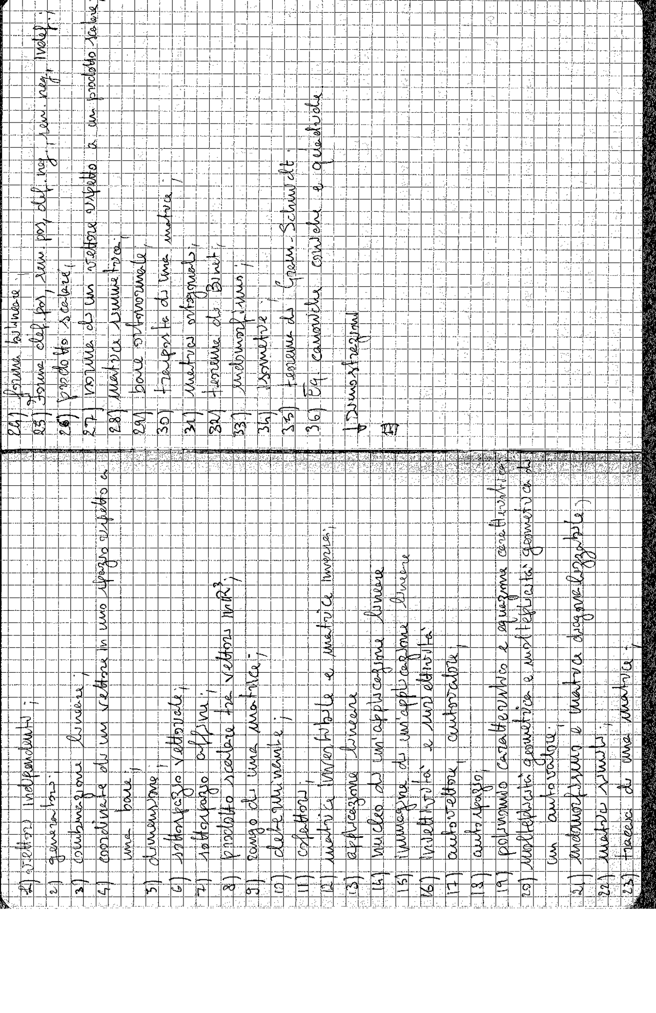 Appunti Teorici Geometria E Algebra Lineare Docsity
