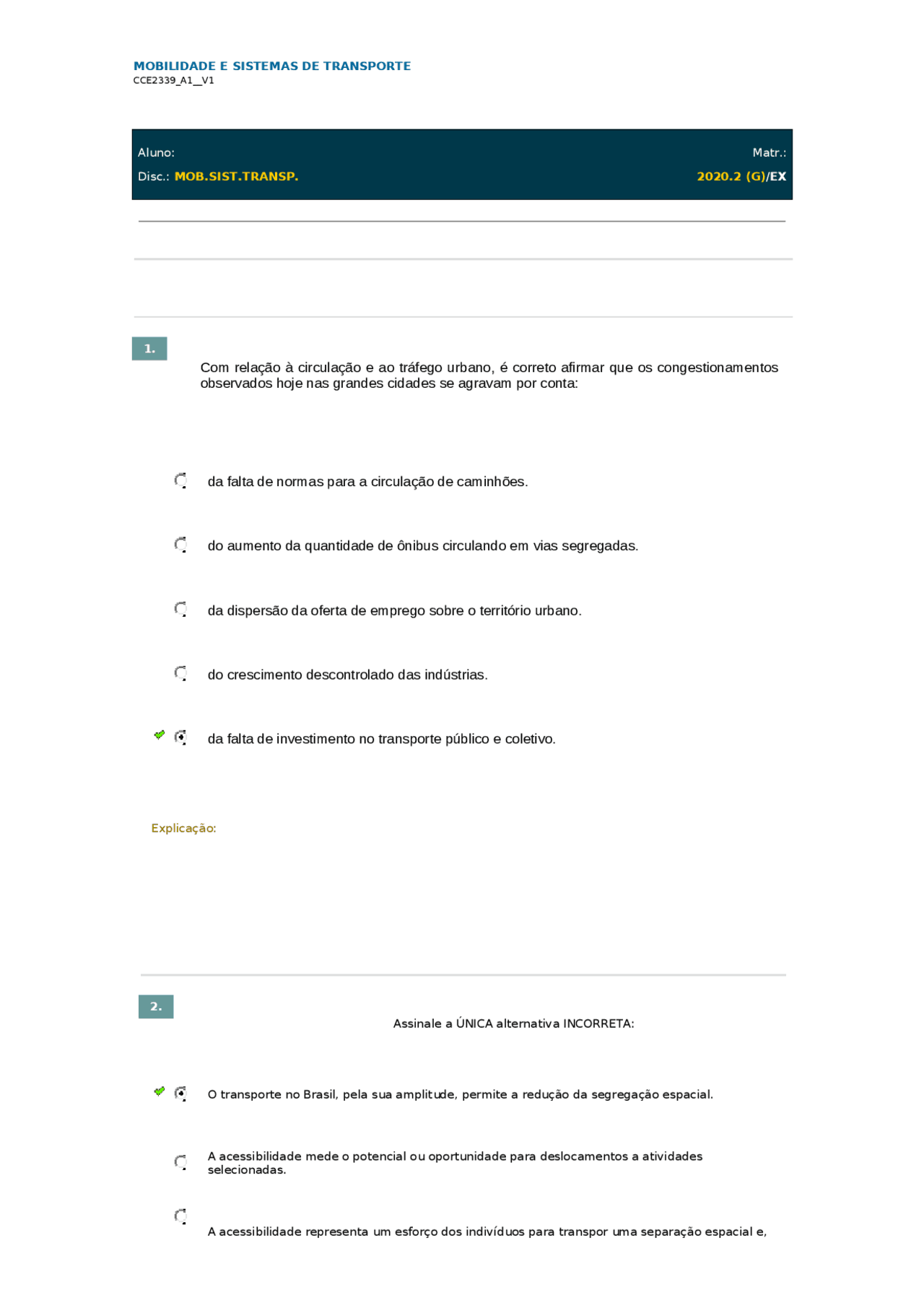 Exercícios E Testes Exercícios Engenharia Civil Docsity