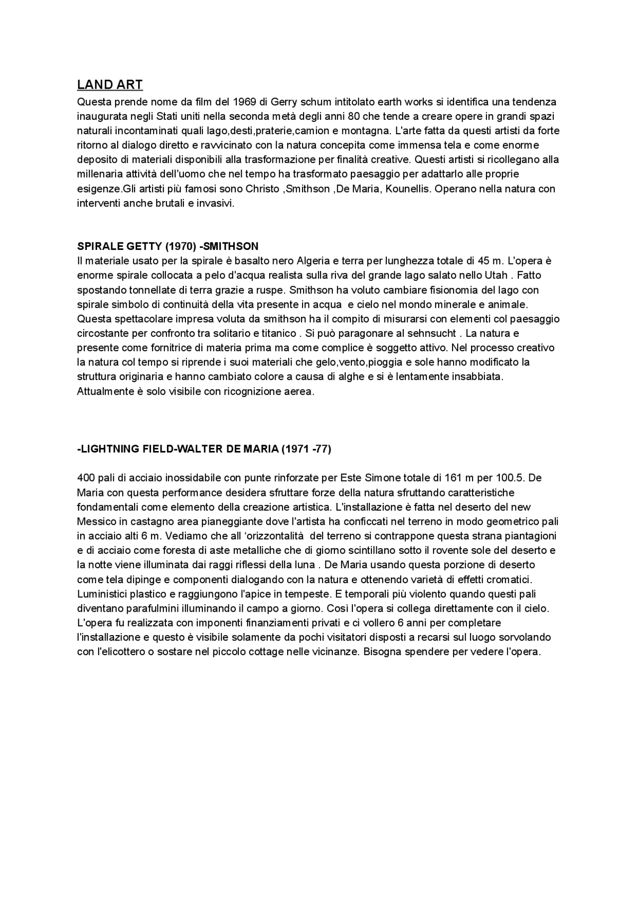 Appunti Di Arte 5 Liceo Docsity
