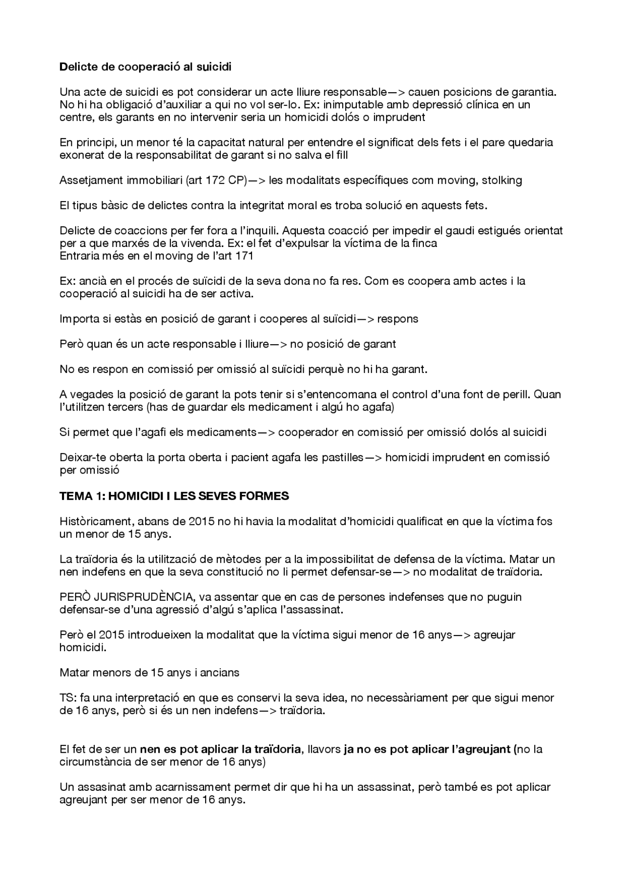 Derecho Penal Especial Docsity