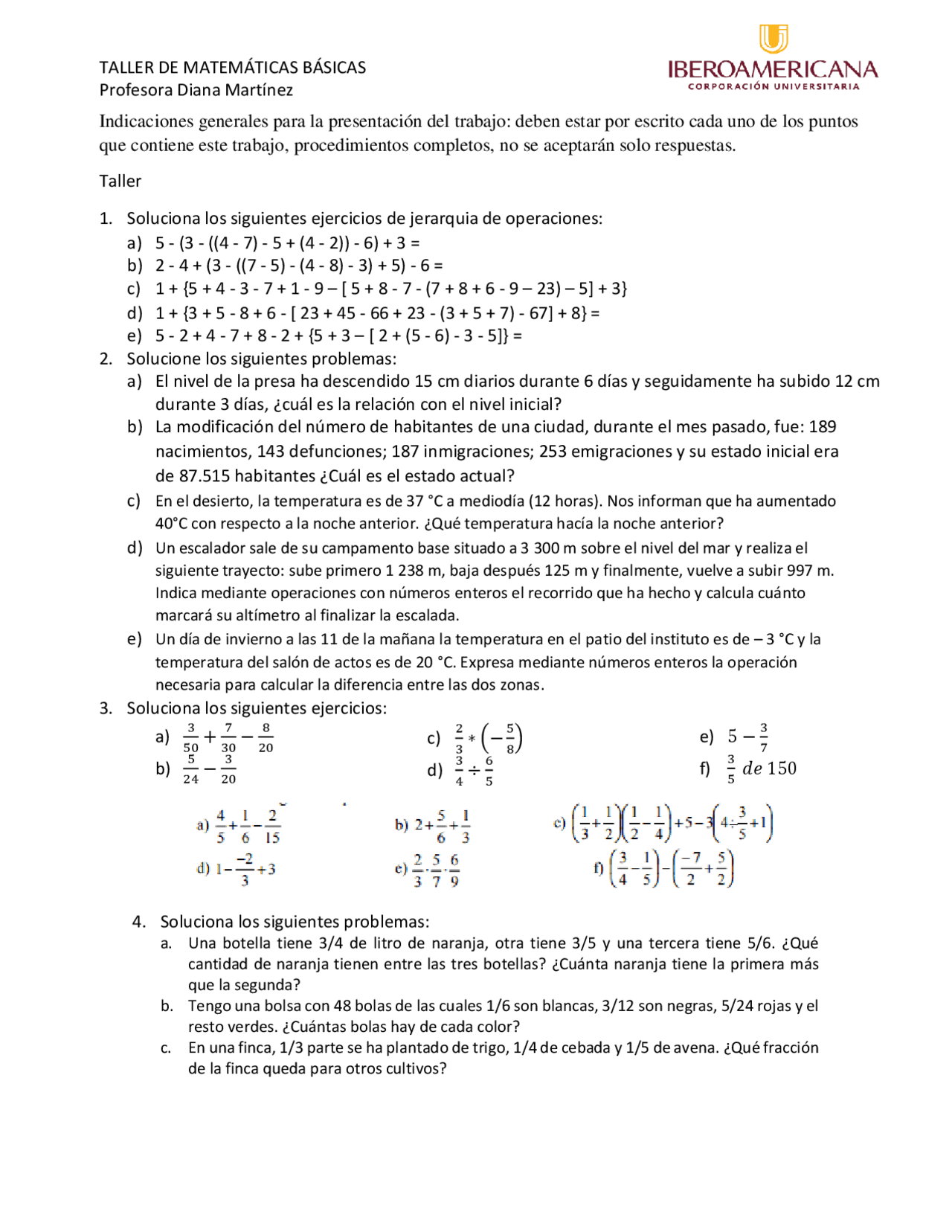 Taller 2C MATH 2016 II.pdf - Docsity