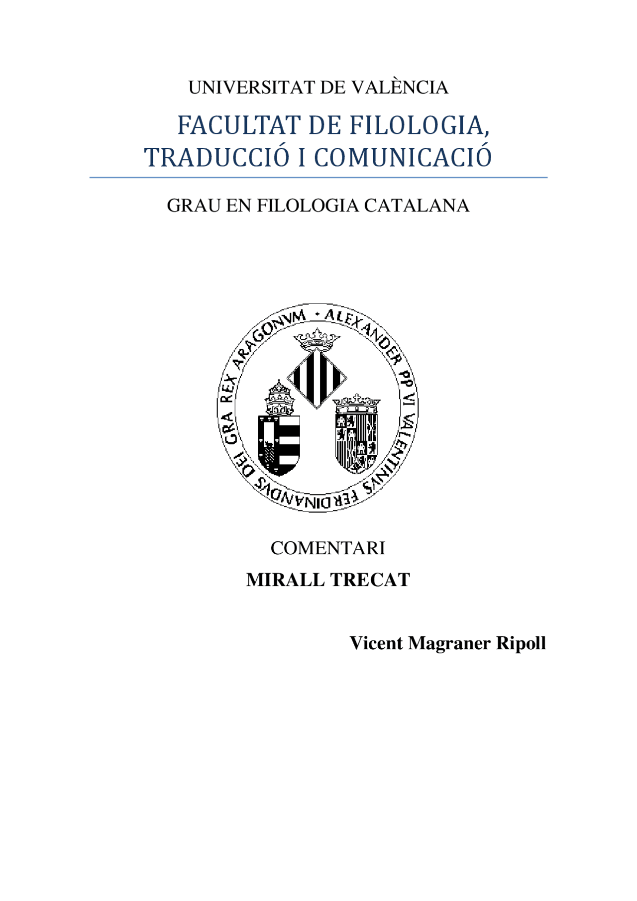 Ressenya Mirall Trencat Ejercicios De Literatura Contemporánea Docsity
