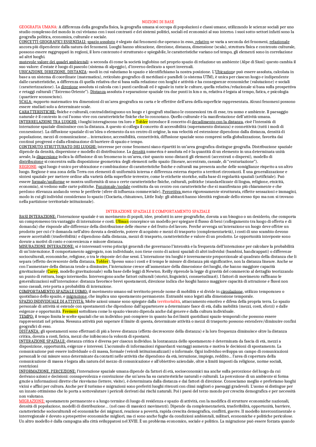 Geografia Umana Mc Graw Hill Docsity
