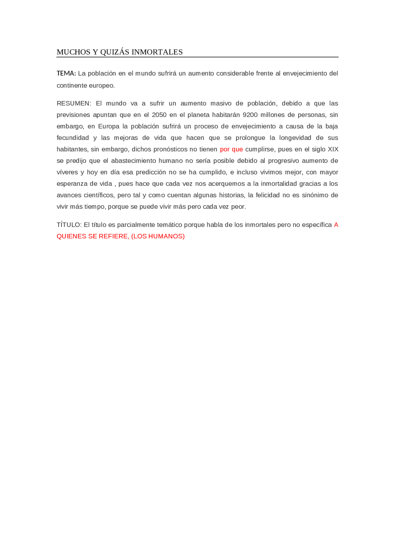 Comentario castellano pau - Docsity