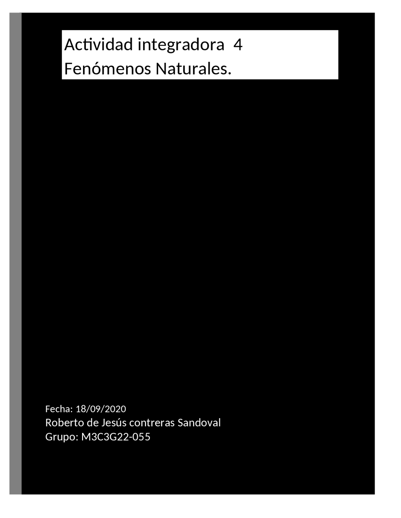 Fenómenos naturales - Docsity
