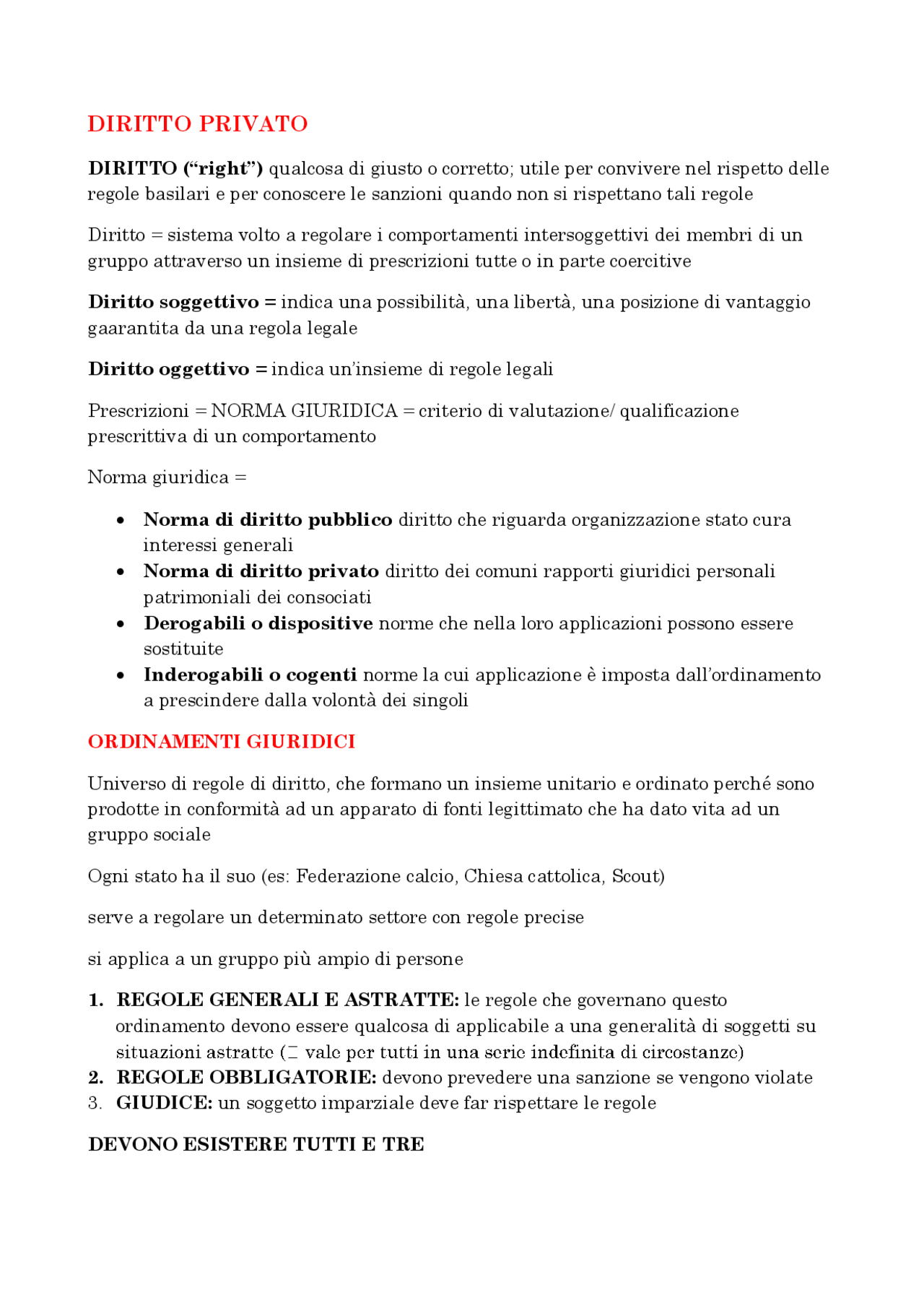 Linguaggio e regole del Diritto Privato | Dispense di Diritto Privato ...