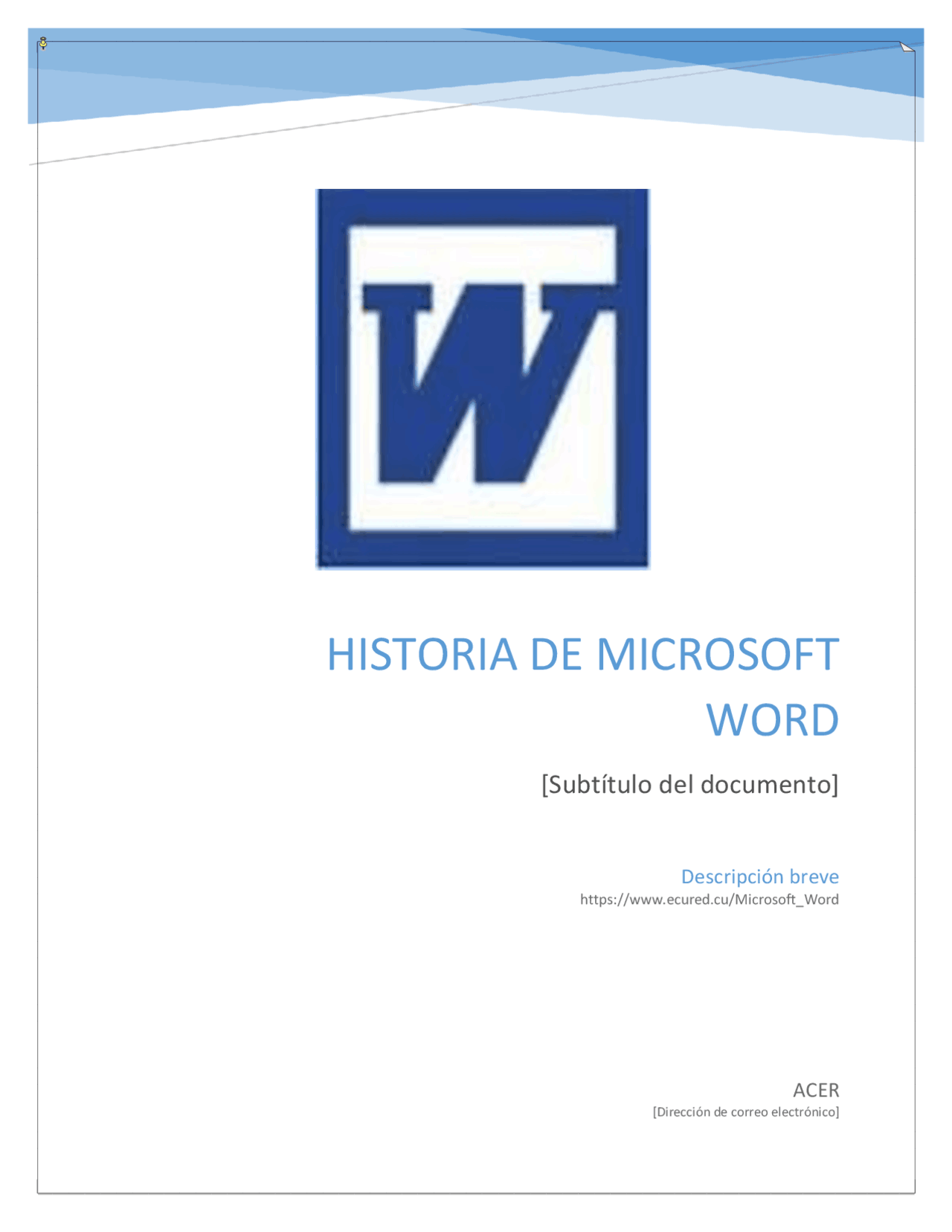 Historia del Word Online - Docsity