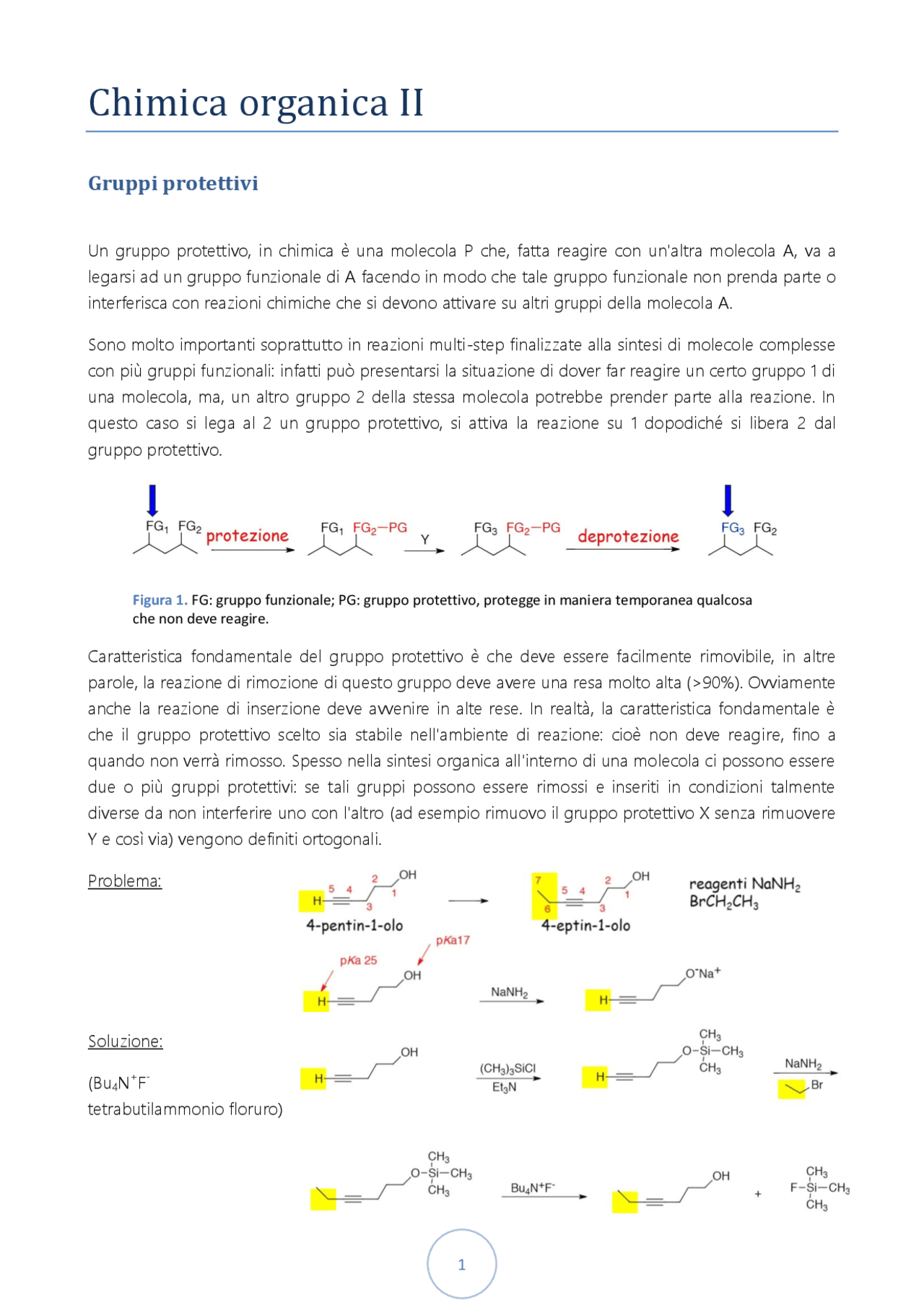 Chimica organica II - Docsity
