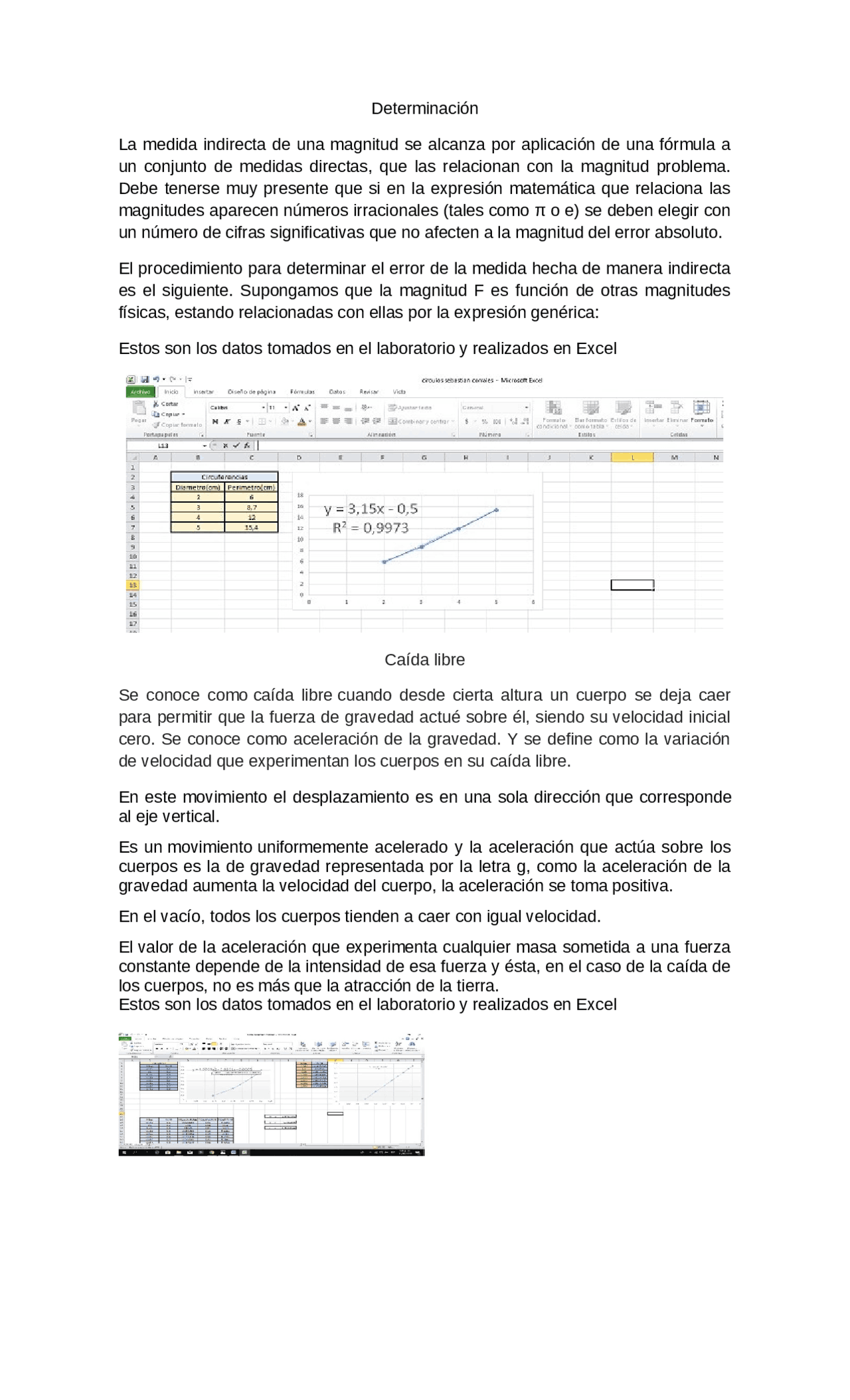 Determinación La medida indirecta de una magn | Guías, Proyectos ...