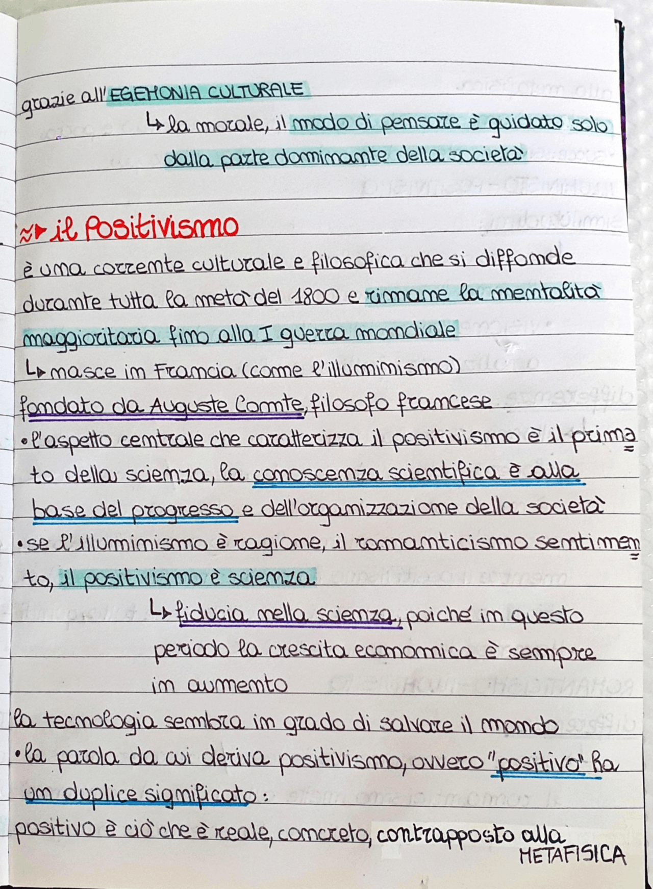 Filosofia Positivismo E Comte Docsity