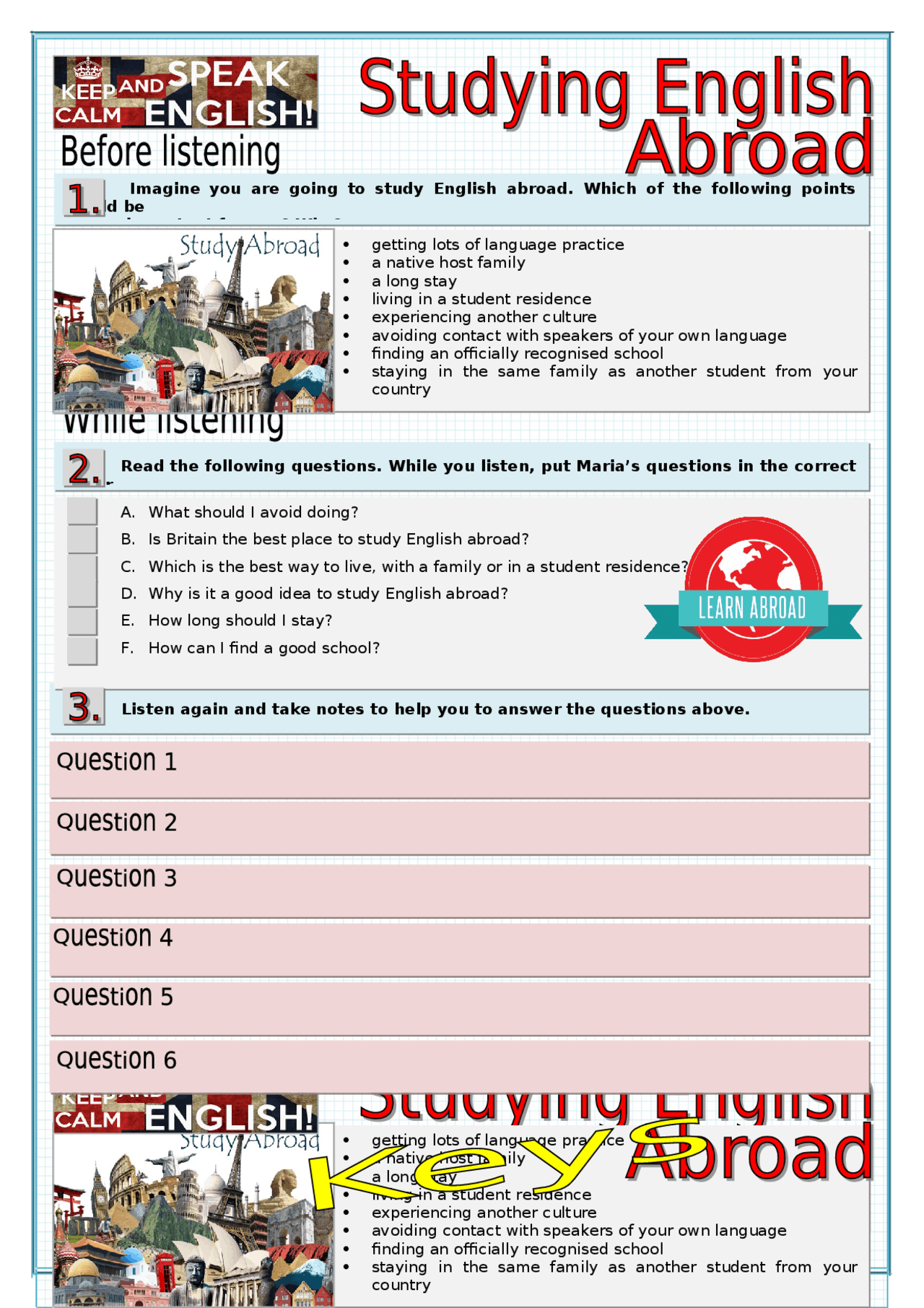 English prepare class - Docsity