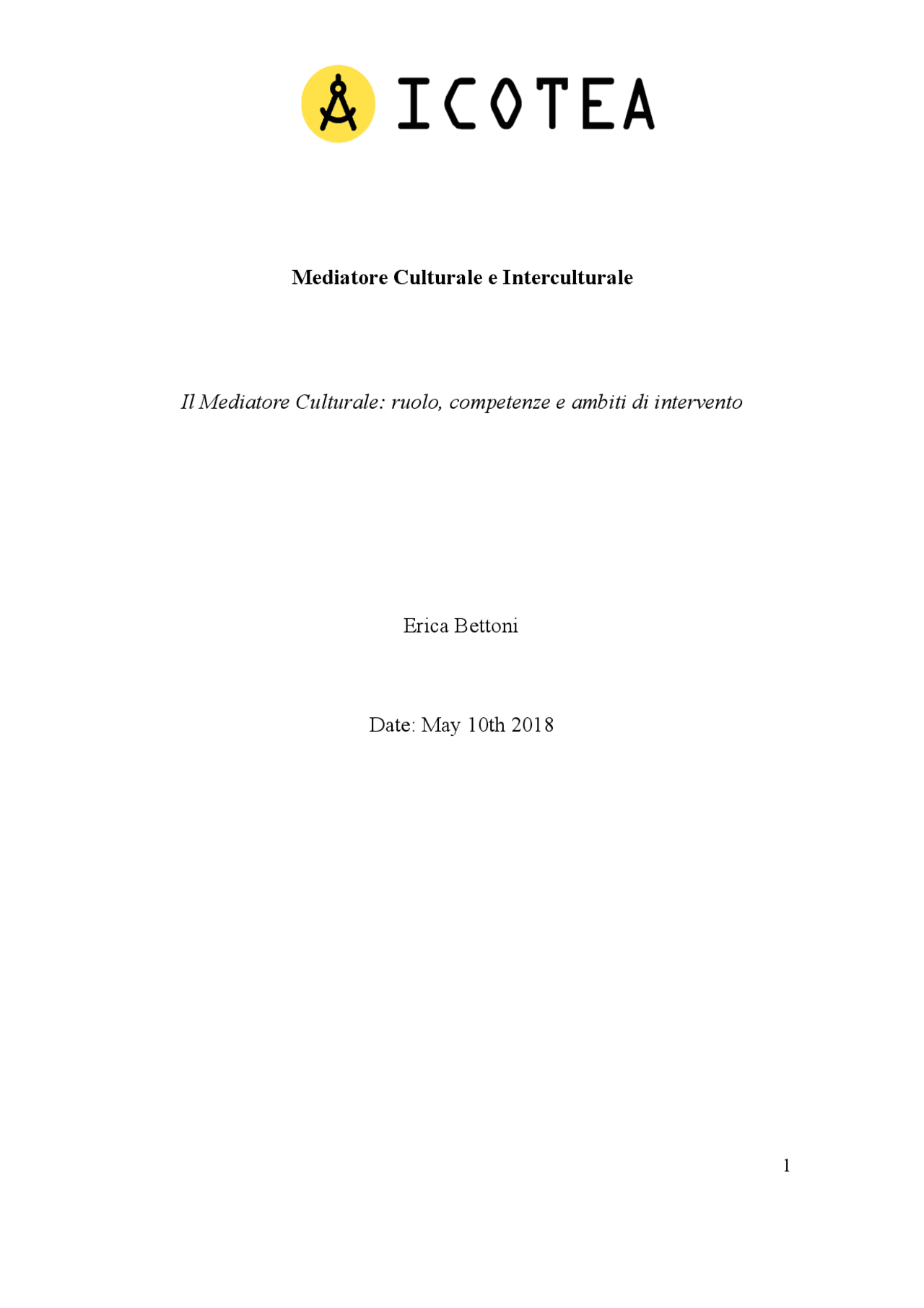 Mediation Intercultural Docsity