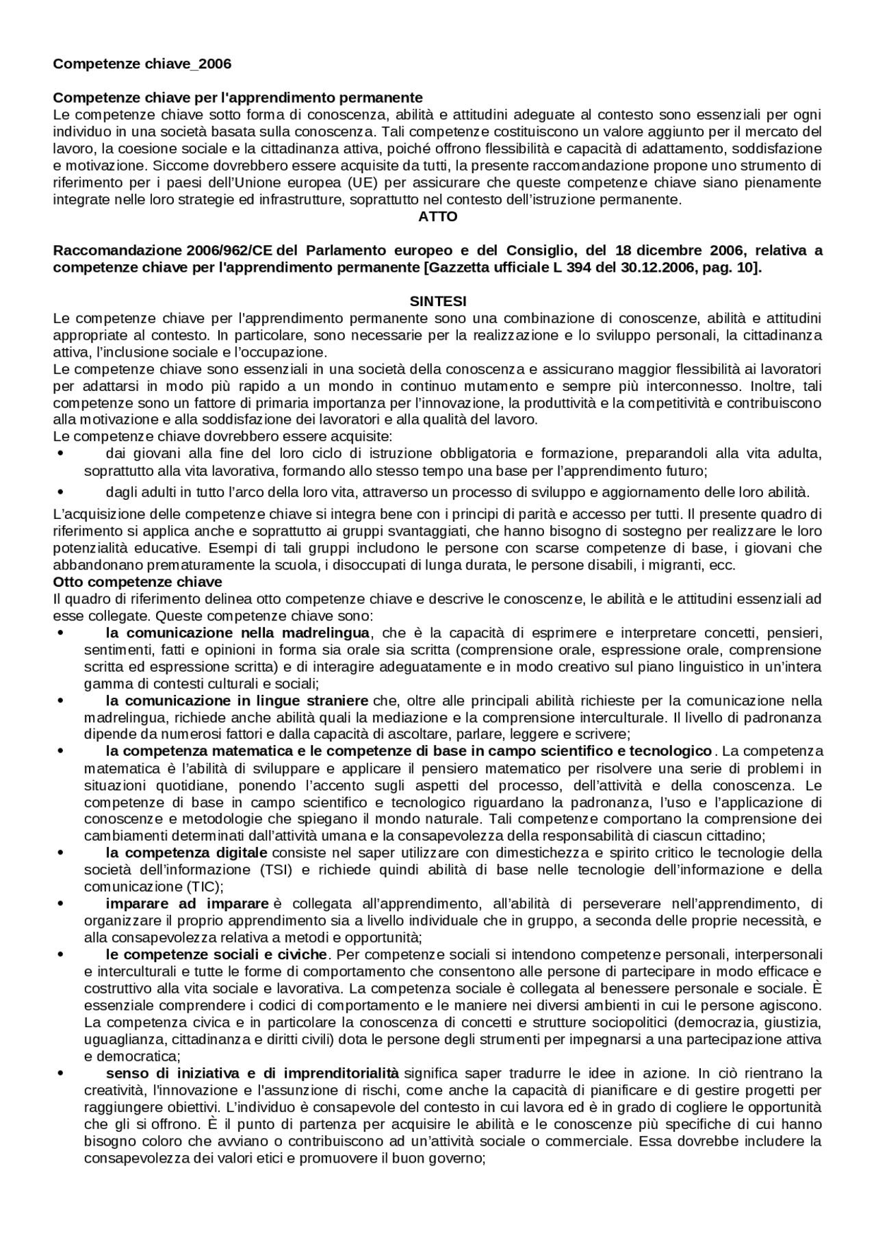 Pedagogia Riforme Scuola Linee Guida Docsity