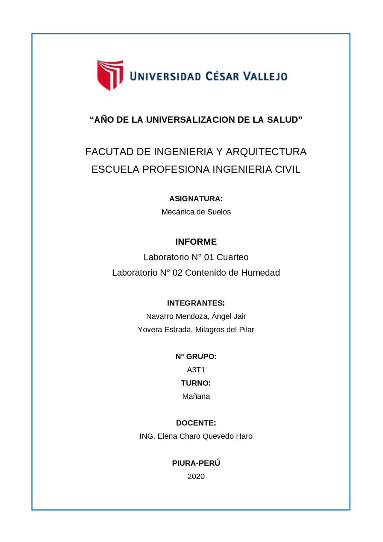 Cuarteo y Contenido de Humedad | Apuntes de Mecánica de suelos | Docsity