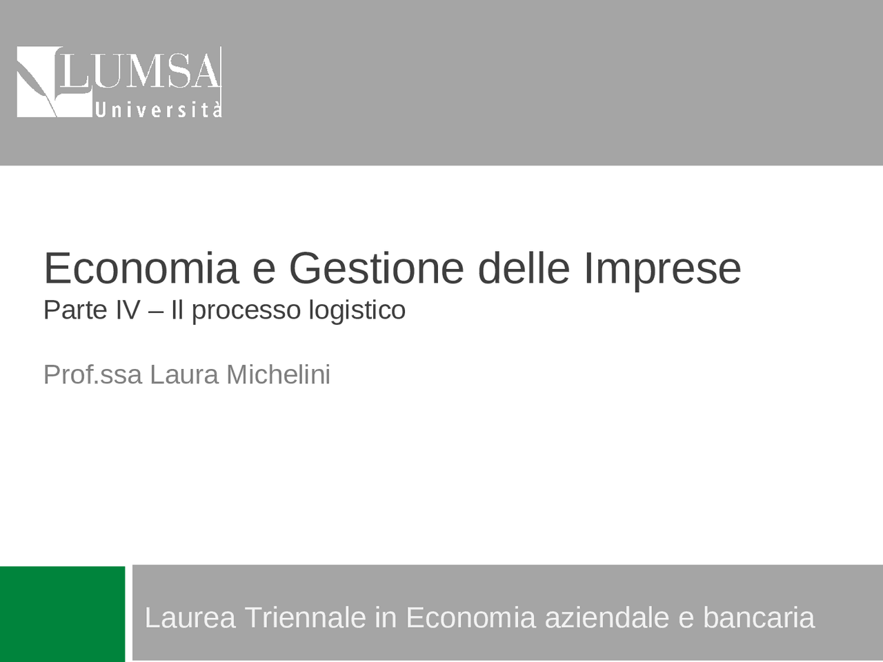 Economia E Gestione Delle Imprese Slide Docsity