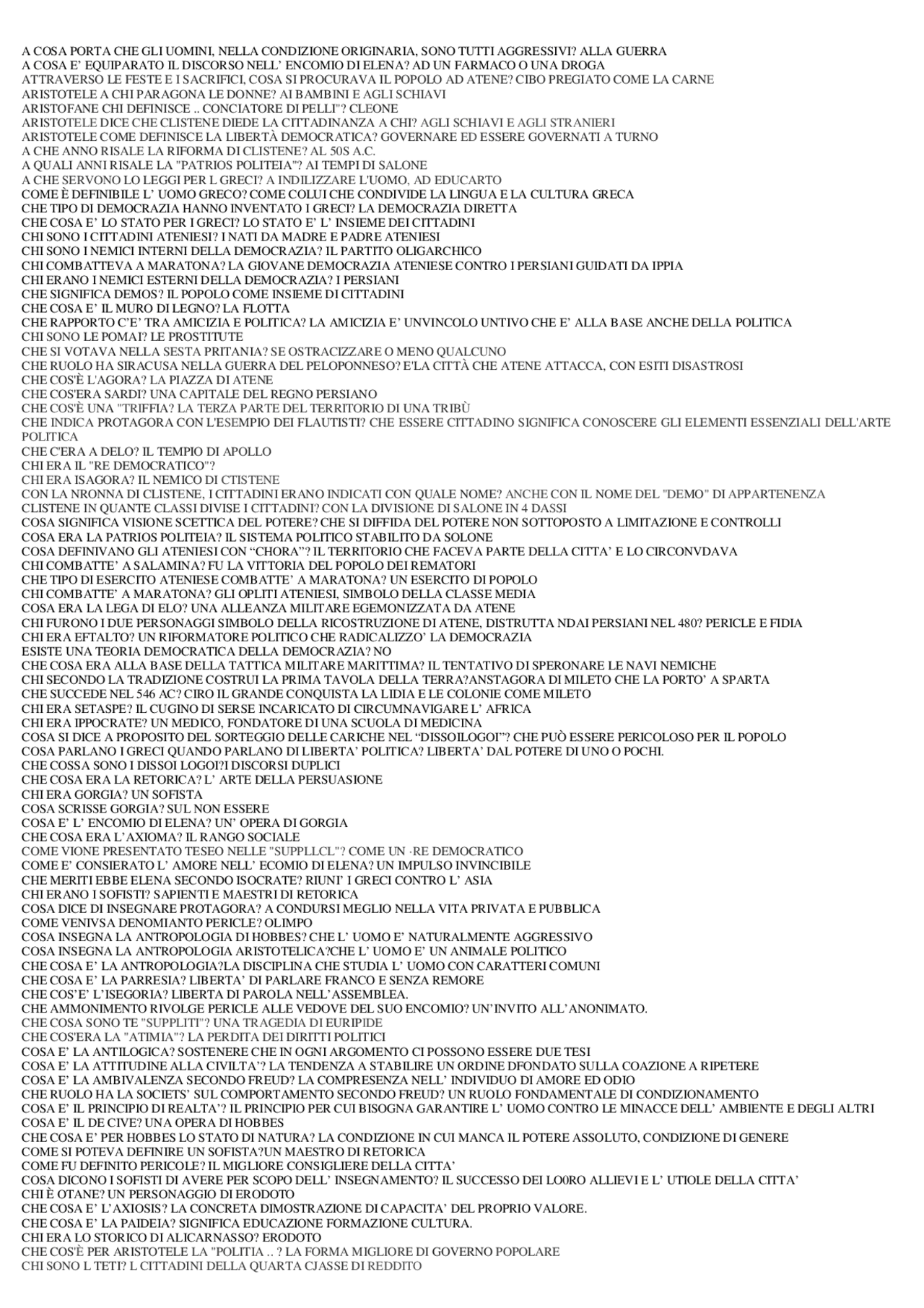 Test Filosofia Del Diritto Unicusano Docsity