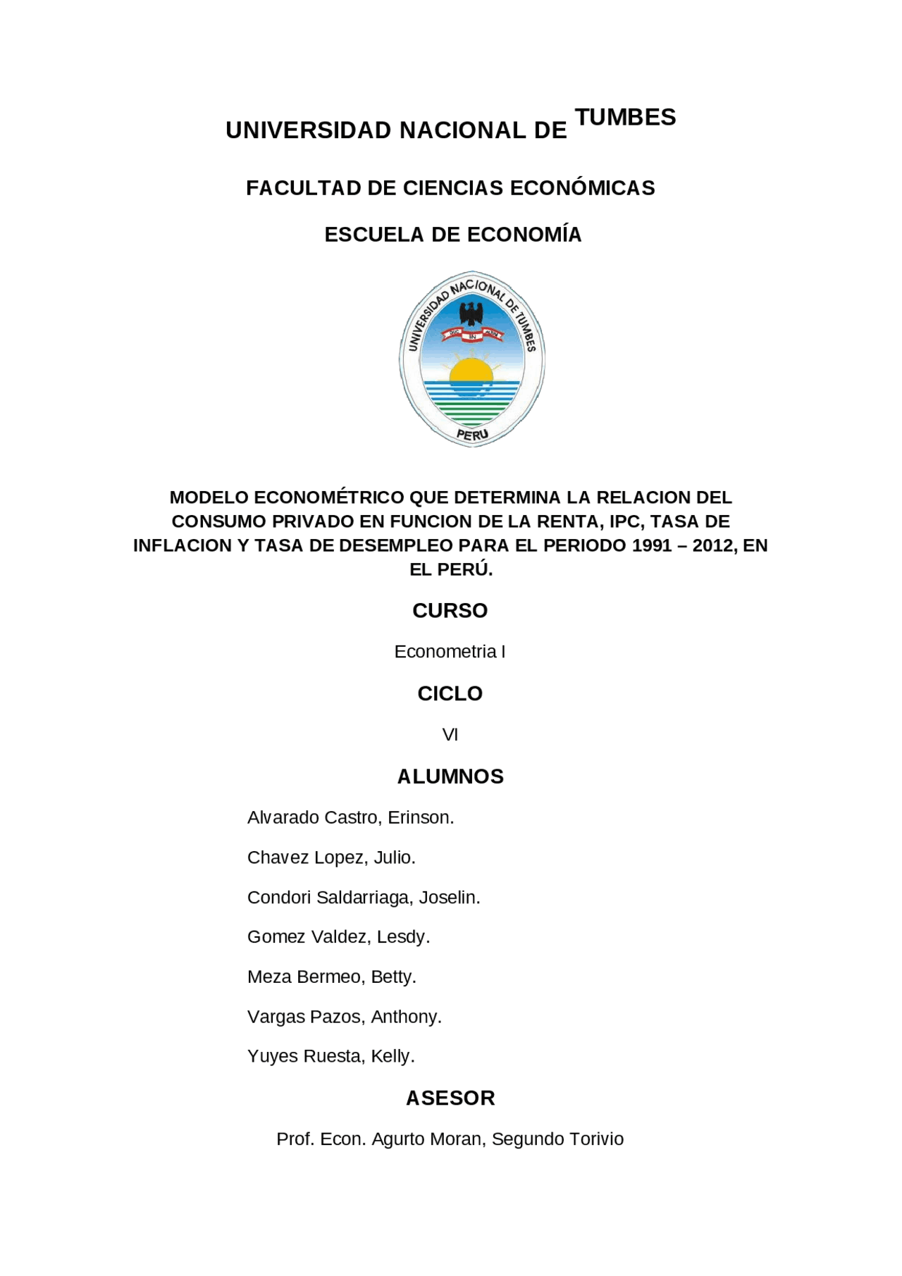 Econometría Apuntes Docsity