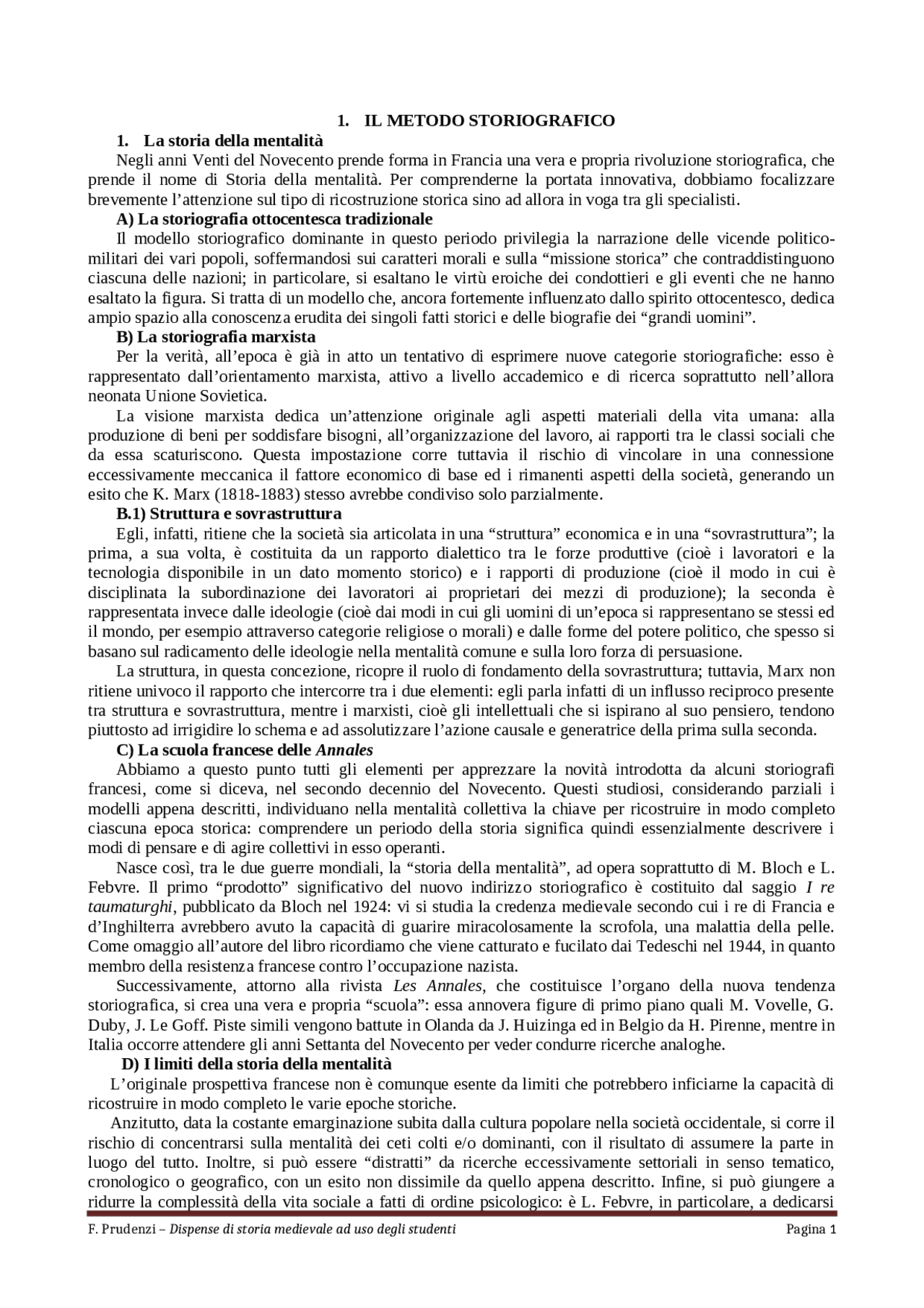 Dispense Di Storia Medievale Docsity