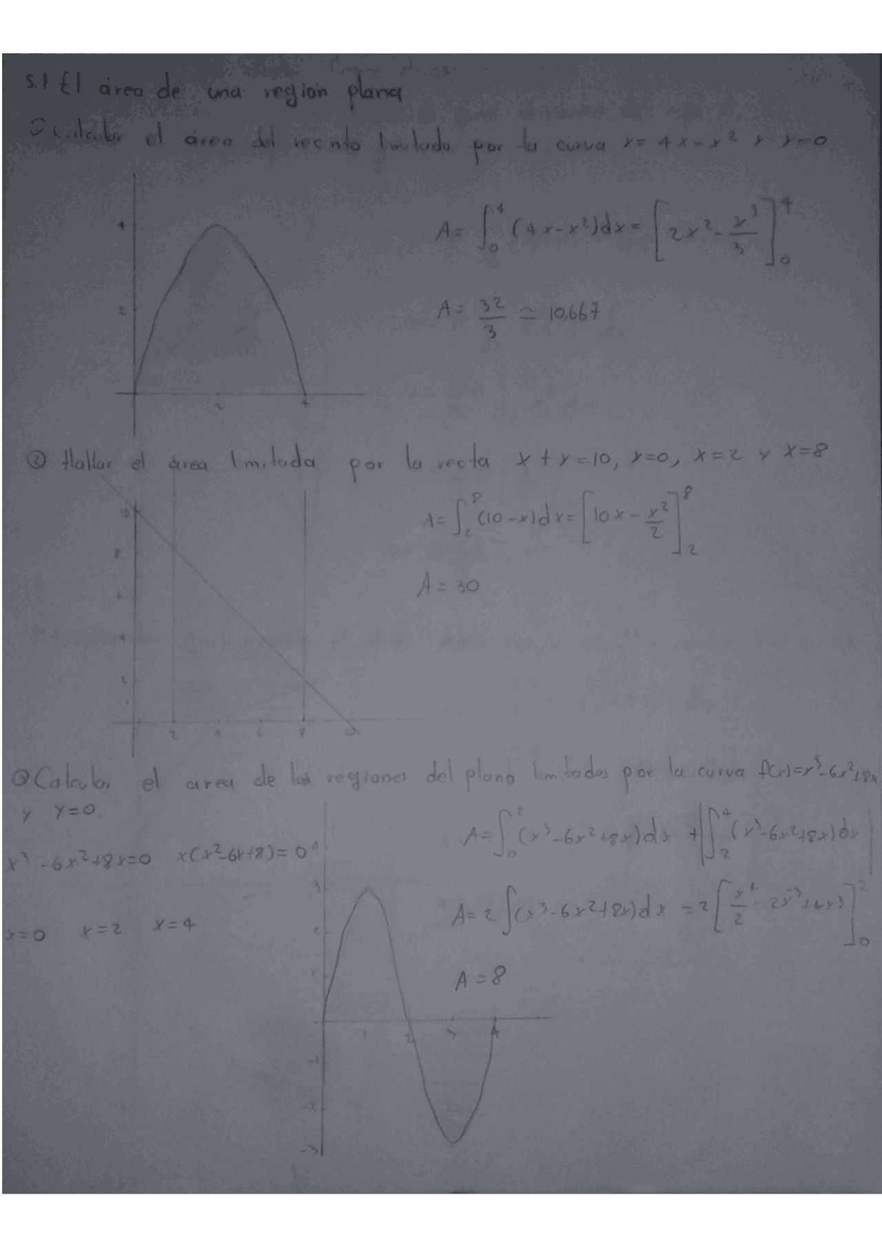 Ejercicios Aplicación De La Integral Docsity
